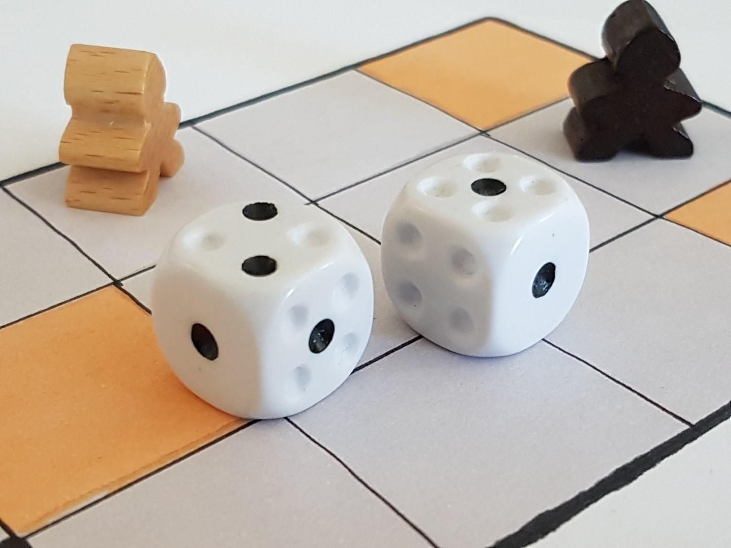 Modified Regular Dice for the Royal Game of UR : 5 Steps (with Pictures ...