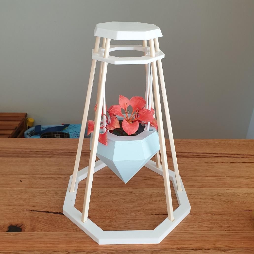 Recycled Chopsticks Flower/plant Stand : 7 Steps (with Pictures ...