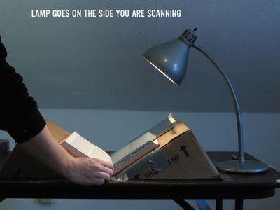 Bargain-Price Book Scanner From a Cardboard Box. : 11 Steps (with ...