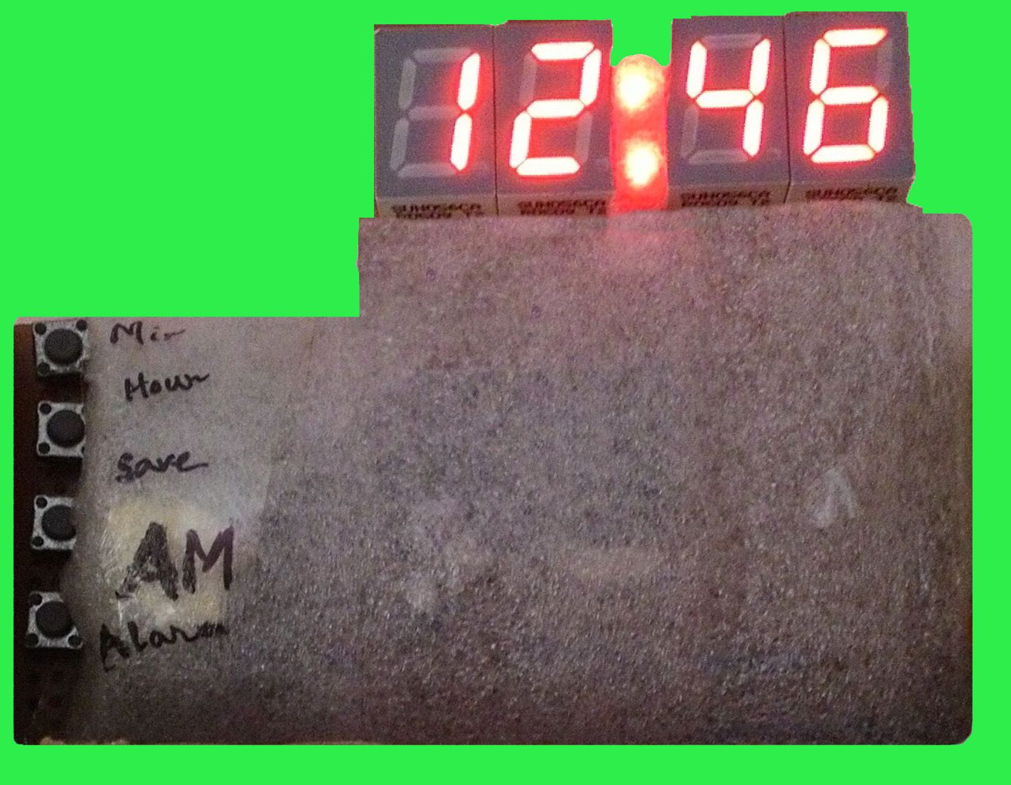 Digital Clock Using Microcontroller (AT89S52 Without RTC Circuit) : 4 ...