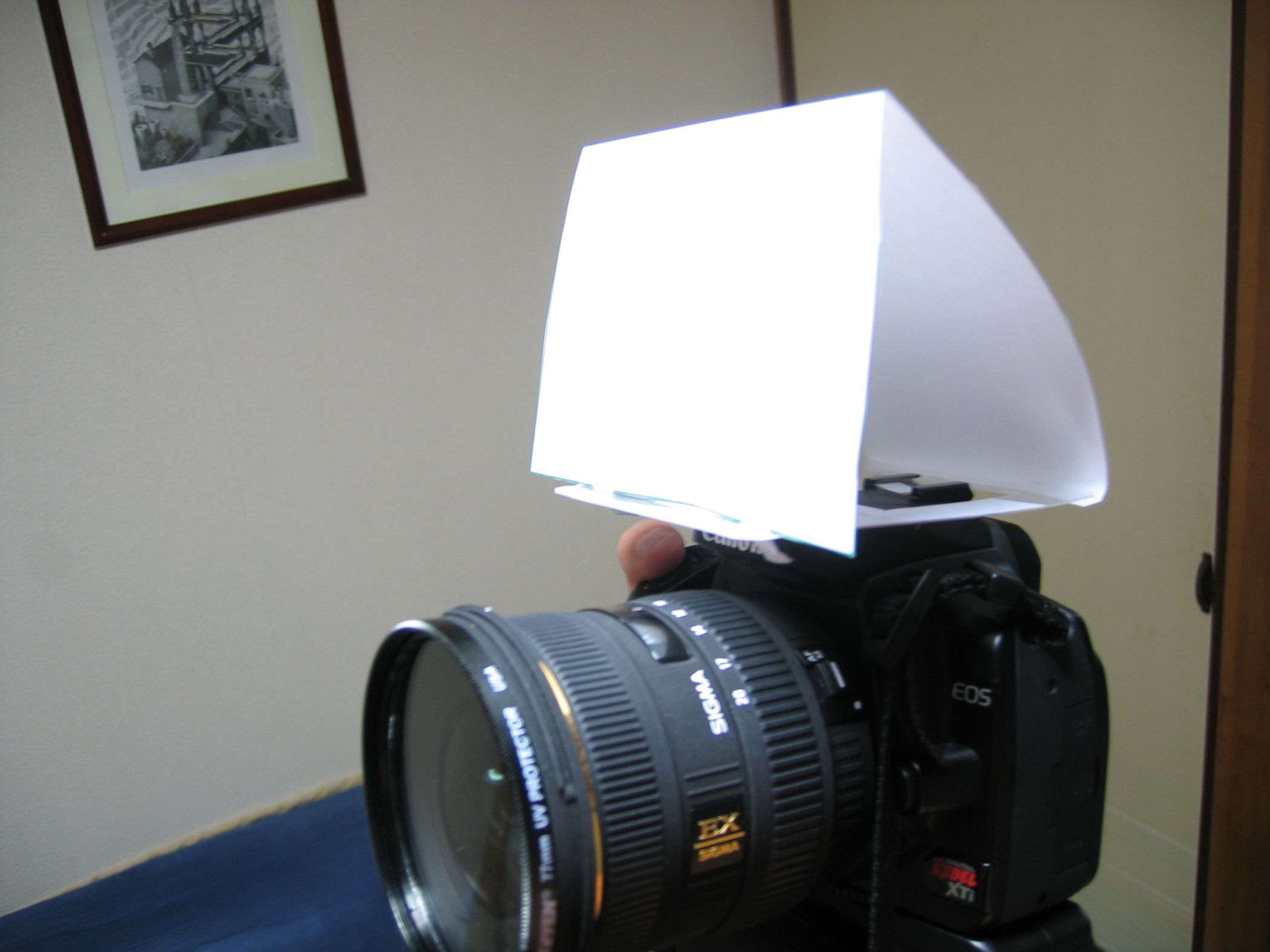 DIY Digital SLR Built In-flash Diffuser : 5 Steps - Instructables