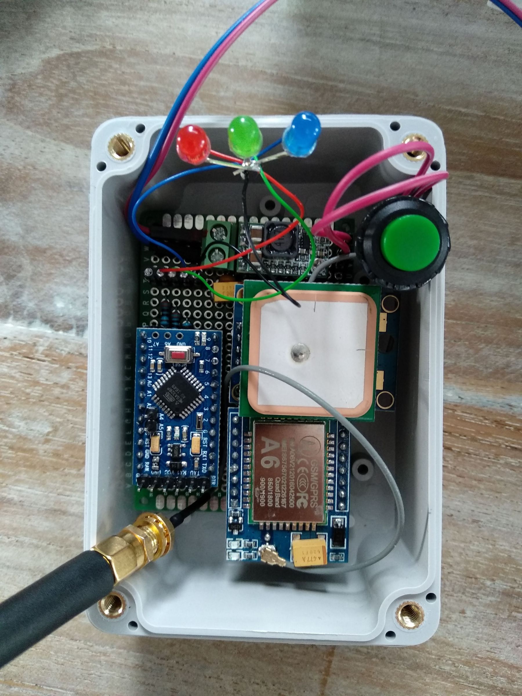 GPS Car Tracker With SMS Notification and Thingspeak Data Upload ...