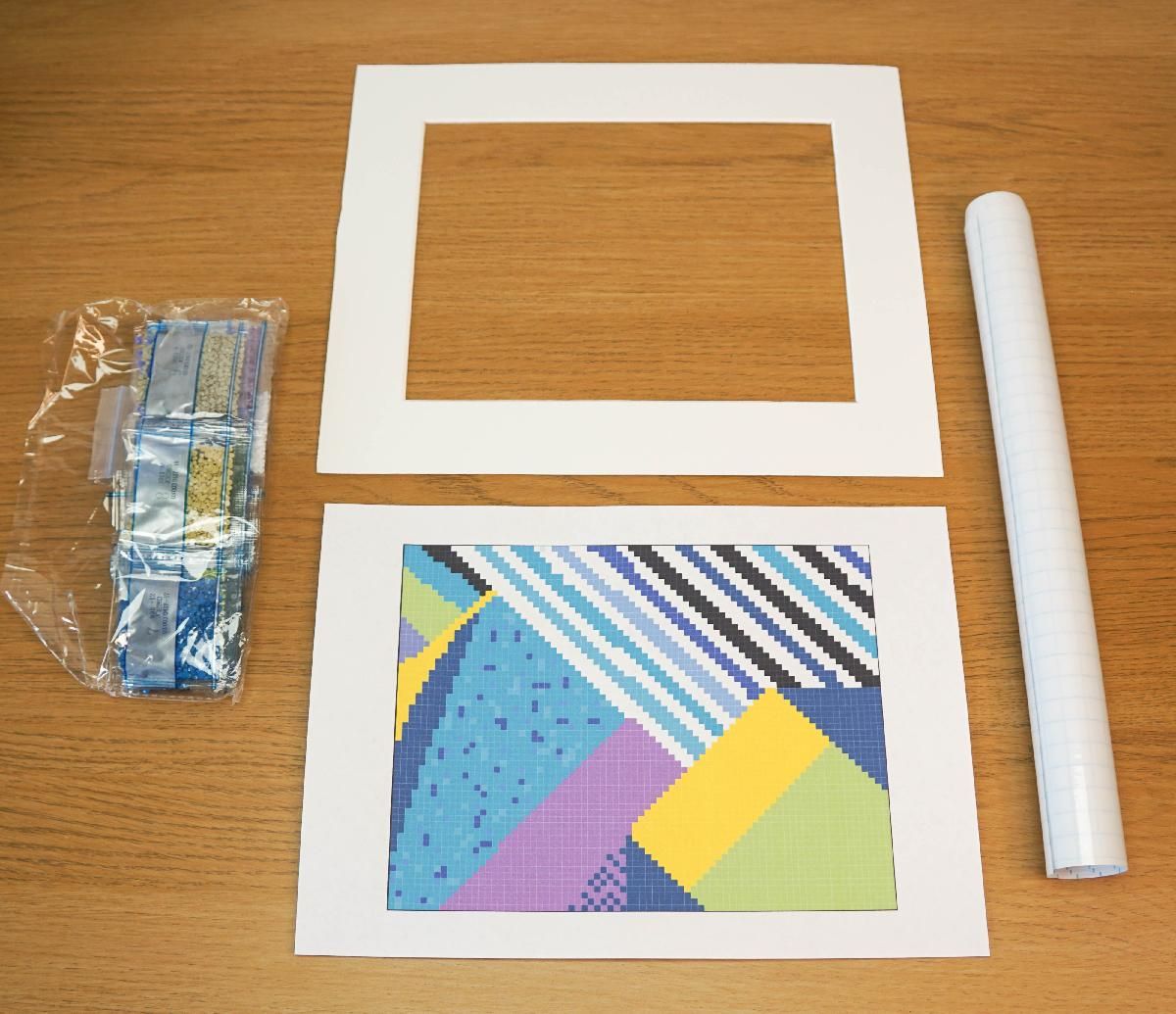 DIY Diamond Painting | Make Your Own Simple Adhesive Canvas : 10 Steps ...