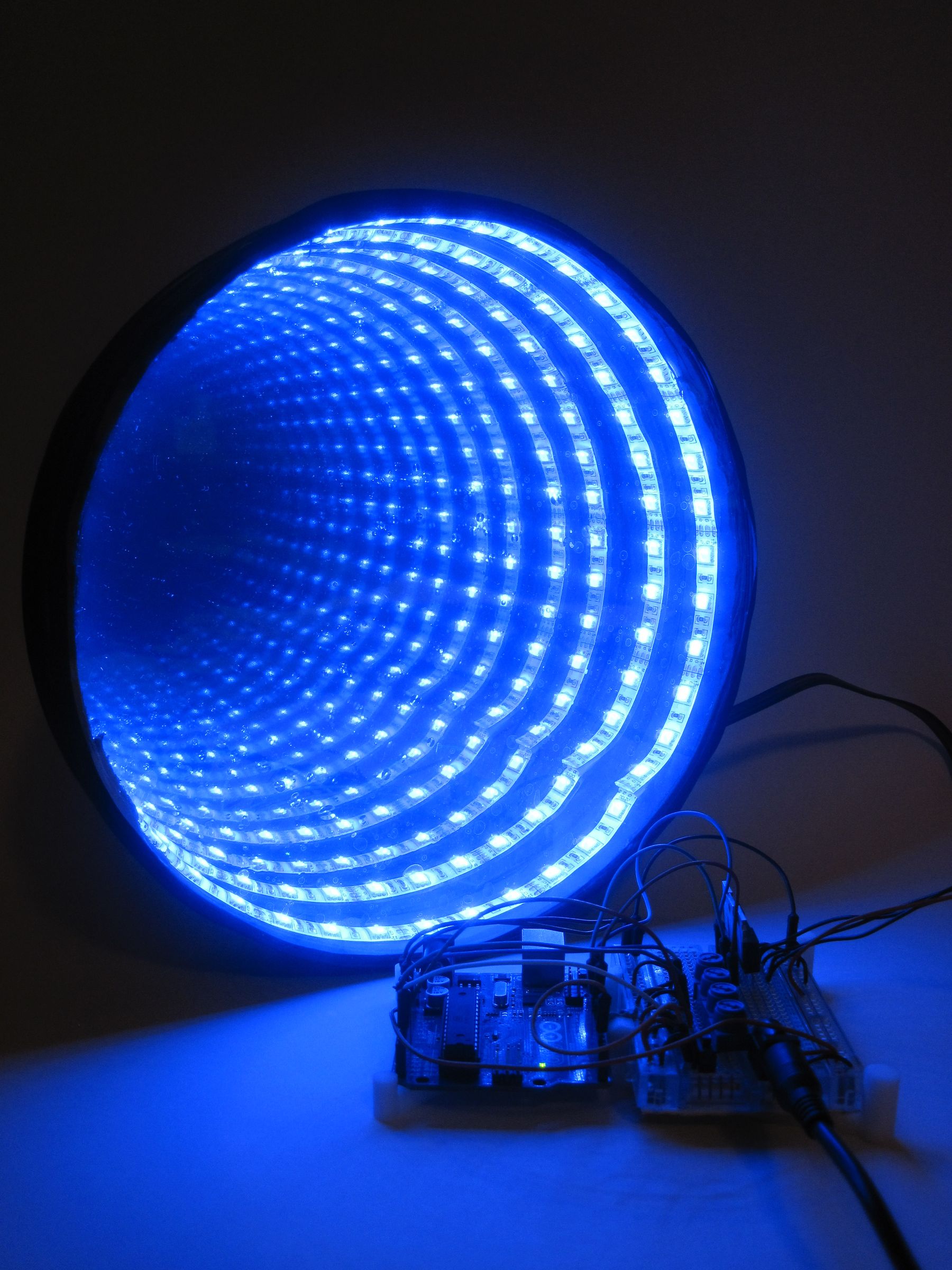 Arduino-controlled RGB LED Infinity Mirror : 13 Steps (with Pictures ...