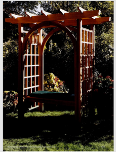How to Build a Garden Trellis With Bench Seat : 5 Steps - Instructables