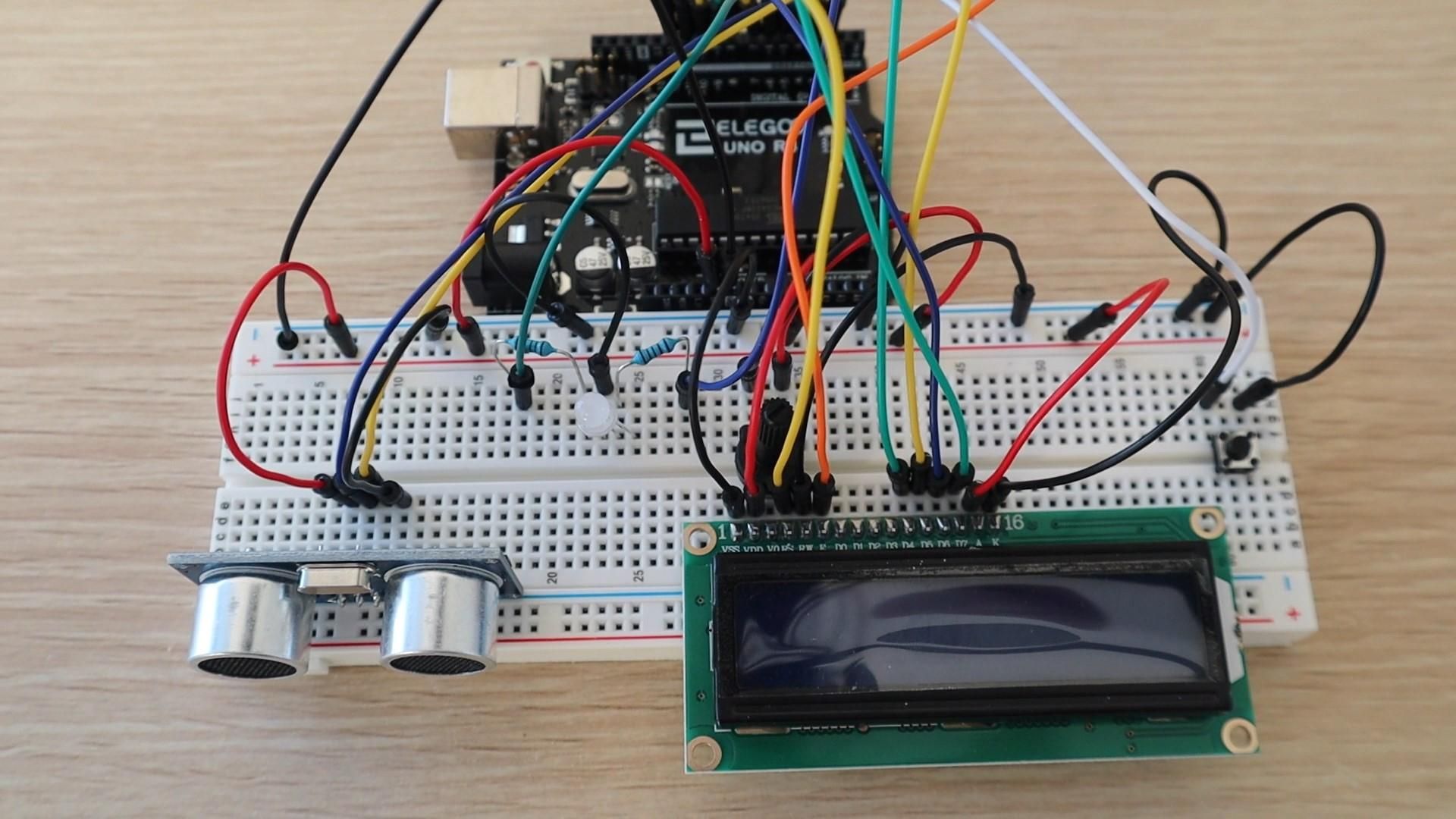 Arduino Parking Assistant - Park Your Car in the Correct Spot Every ...
