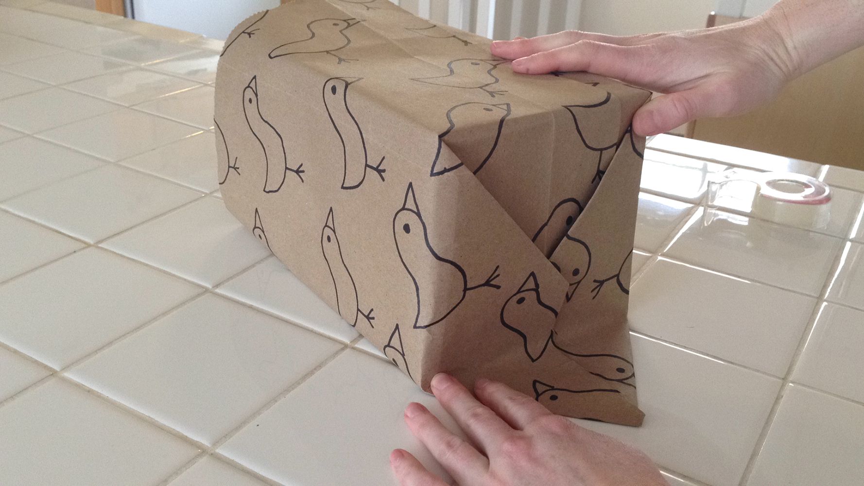 Grocery Bag Wrapping Paper : 8 Steps (with Pictures) - Instructables