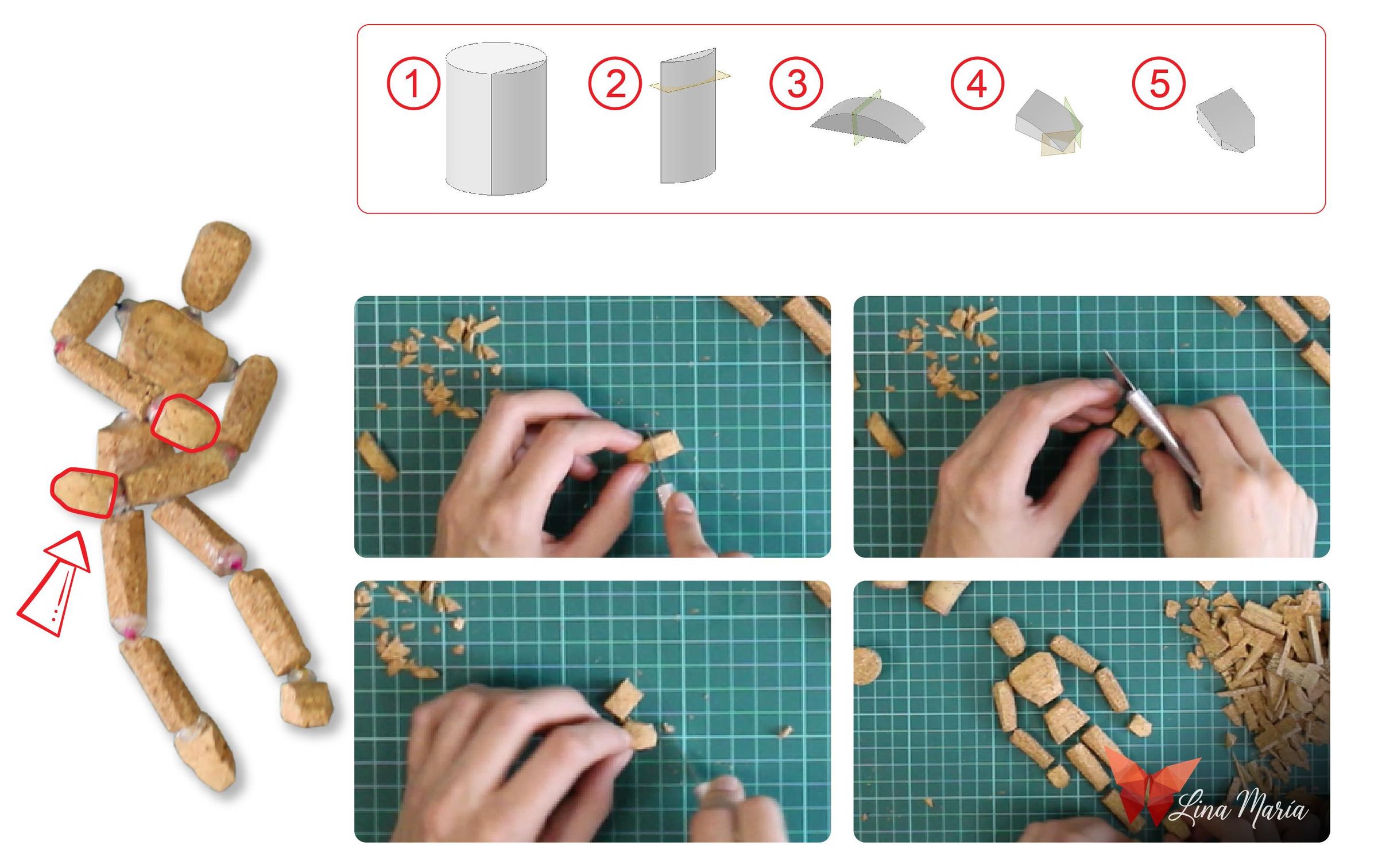 An Ergoman Made Out of Corks : 9 Steps (with Pictures) - Instructables