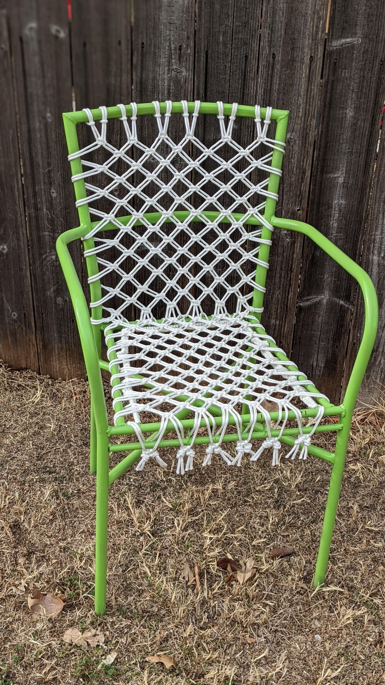 Upcycled Macrame Chair : 12 Steps (with Pictures) - Instructables