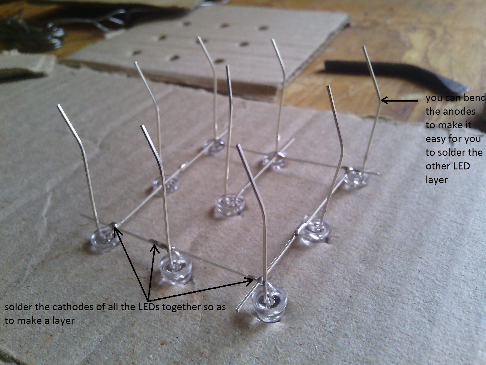 Making an Arduino 3X3 LED Cube in Less Than 30 Minutes : 8 Steps ...