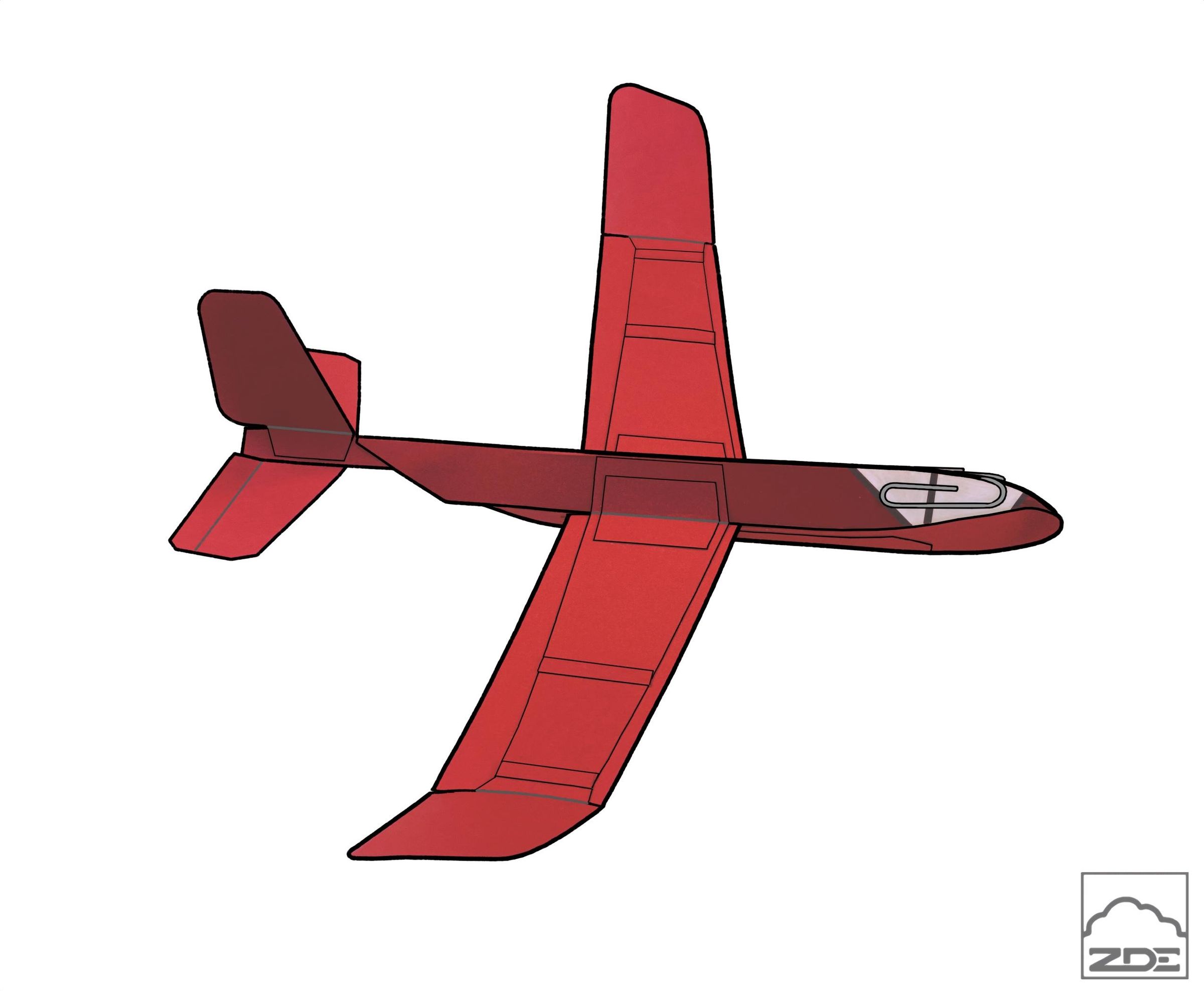 Swept Wing Card Stock Glider : 7 Steps (with Pictures) - Instructables