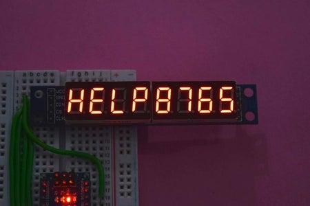 Arduino Nano - 8 Digit Segment Display : 4 Steps - Instructables