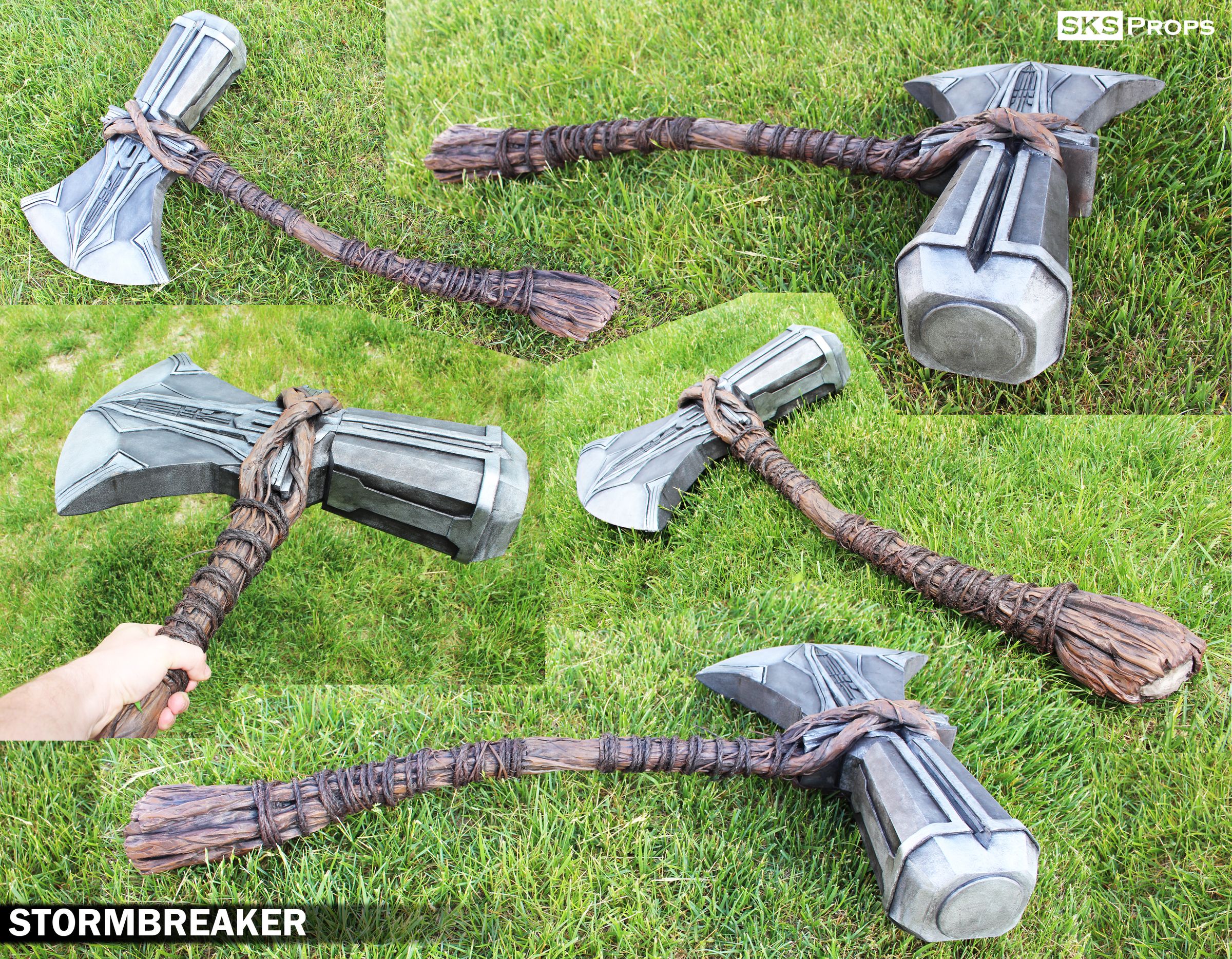 Thor's Stormbreaker Foam Cosplay Weapon - SKS Props : 11 Steps (with ...