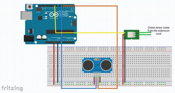 Motion Activated Light With Arduino and HC-SR04 Sensor : 7 Steps (with ...