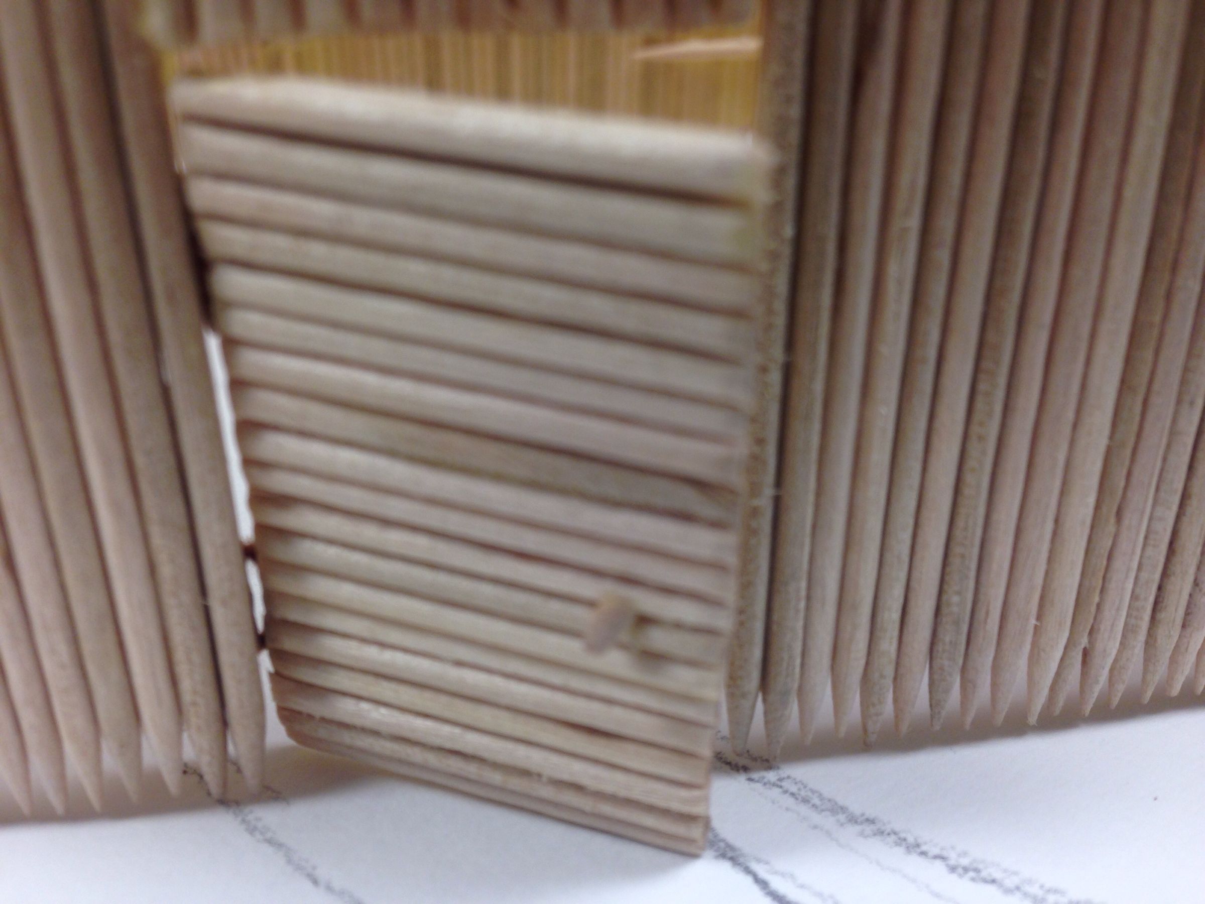 Toothpick House With Working Door! : 18 Steps (with Pictures ...