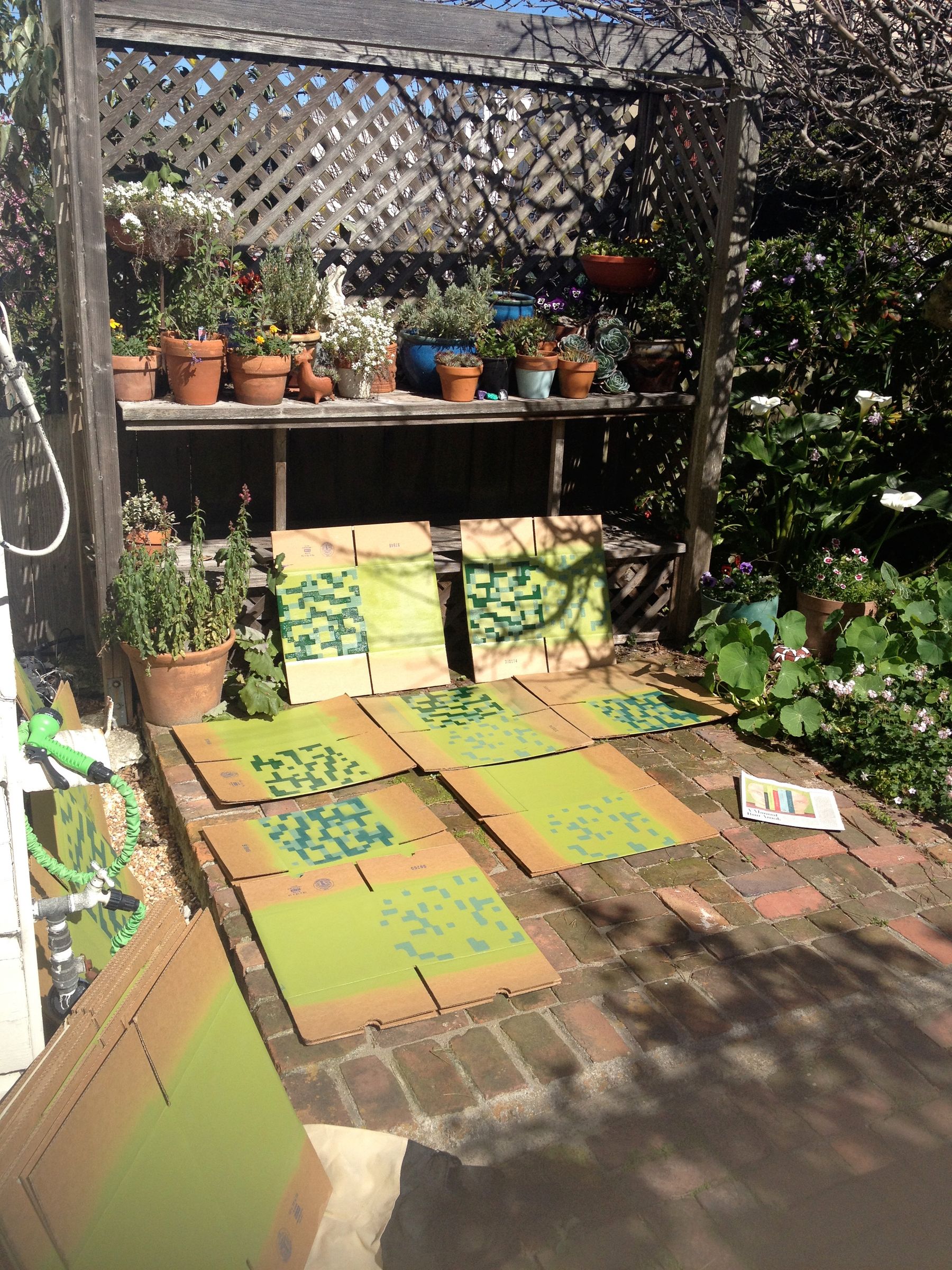 Cardboard 8-bit Tree - in the MineCraft Style : 7 Steps (with Pictures ...