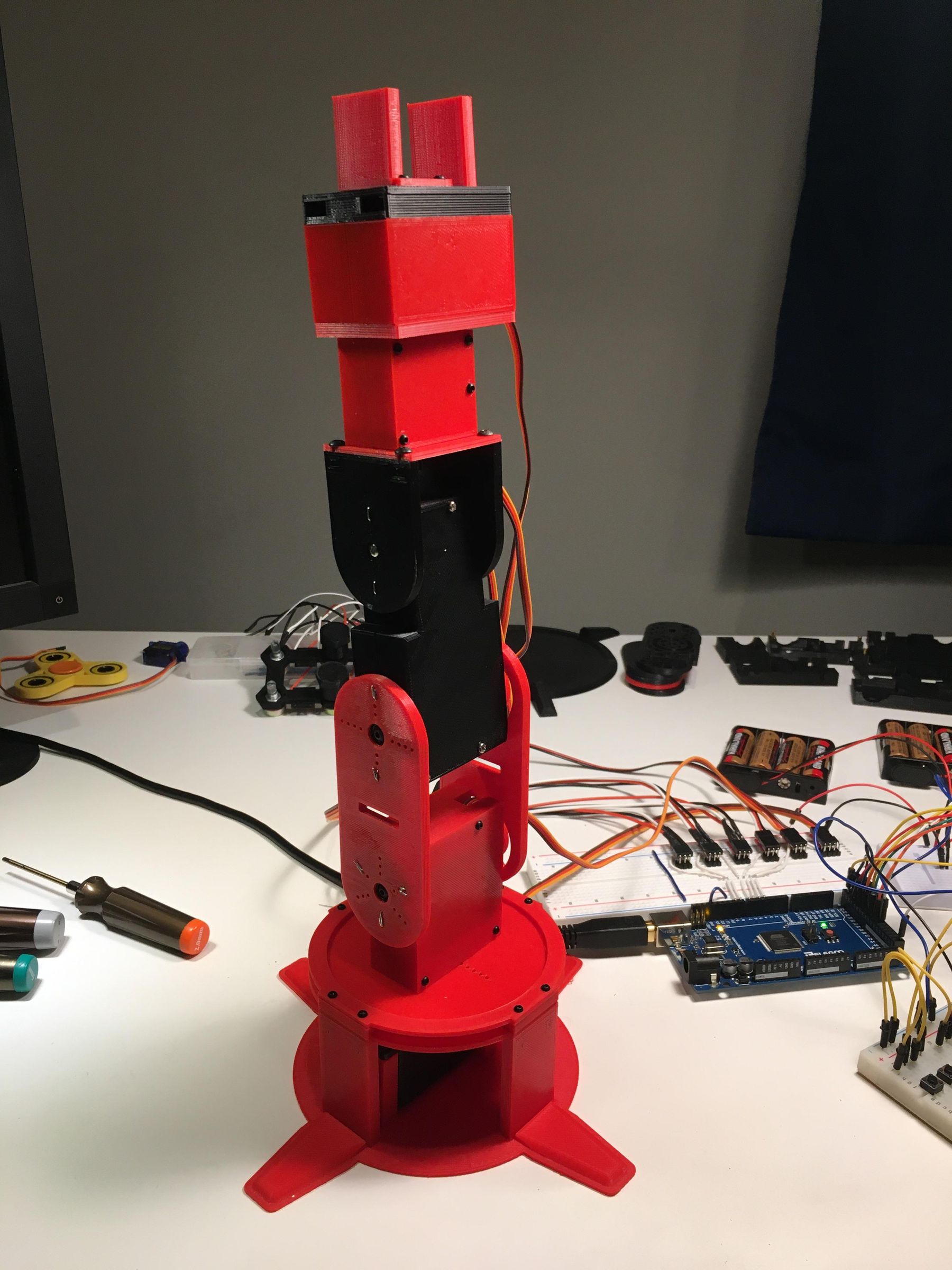 3D Printed Arduino Based Robotic Arm : 39 Steps (with Pictures ...