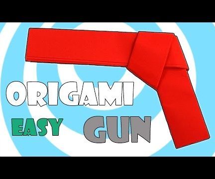 Easy Paper Origami Gun (Pistol) Tutorial - Instructables