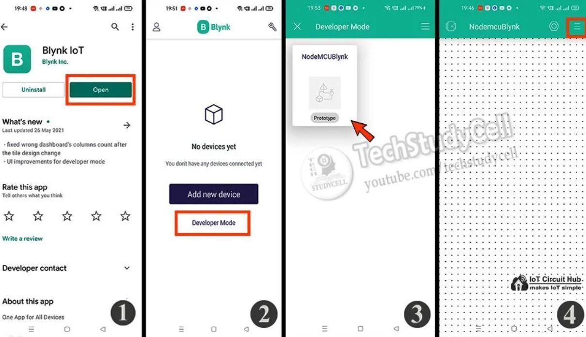 IoT Project Using ESP32 Blynk Google Assistant With Timer & Sensor : 19 ...