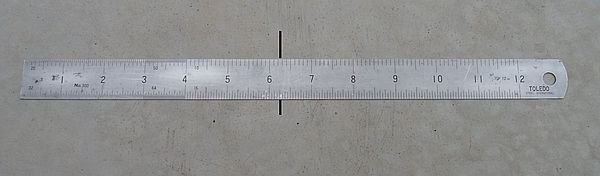 Drill Bit Gauge From 12 Inch Steel Ruler. : 3 Steps (with Pictures ...