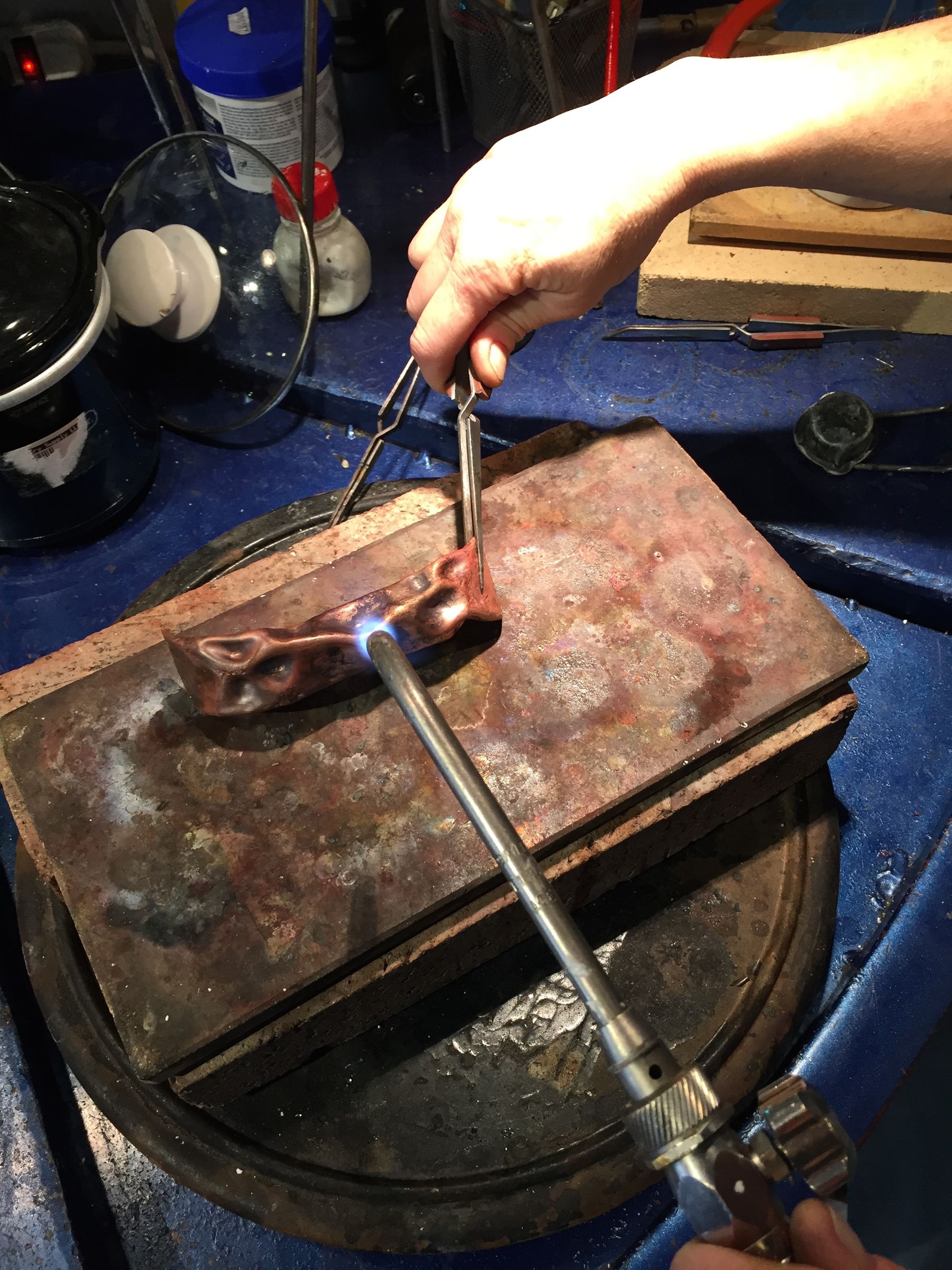 Forged Repurposed Copper Pipe Cuff : 6 Steps (with Pictures ...