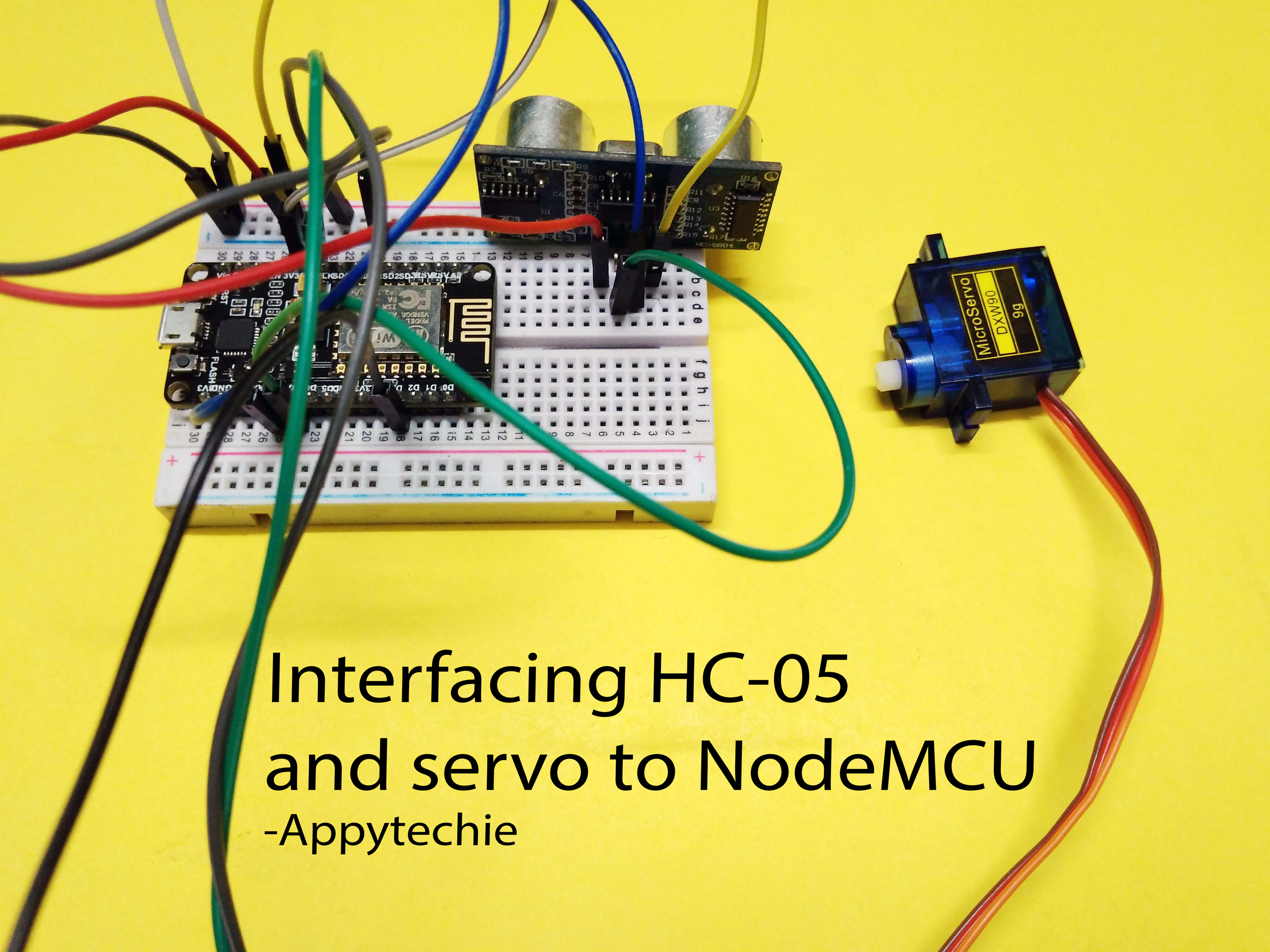 Ultrasonic Sensor Controlled Servo in NodeMCU : 5 Steps - Instructables
