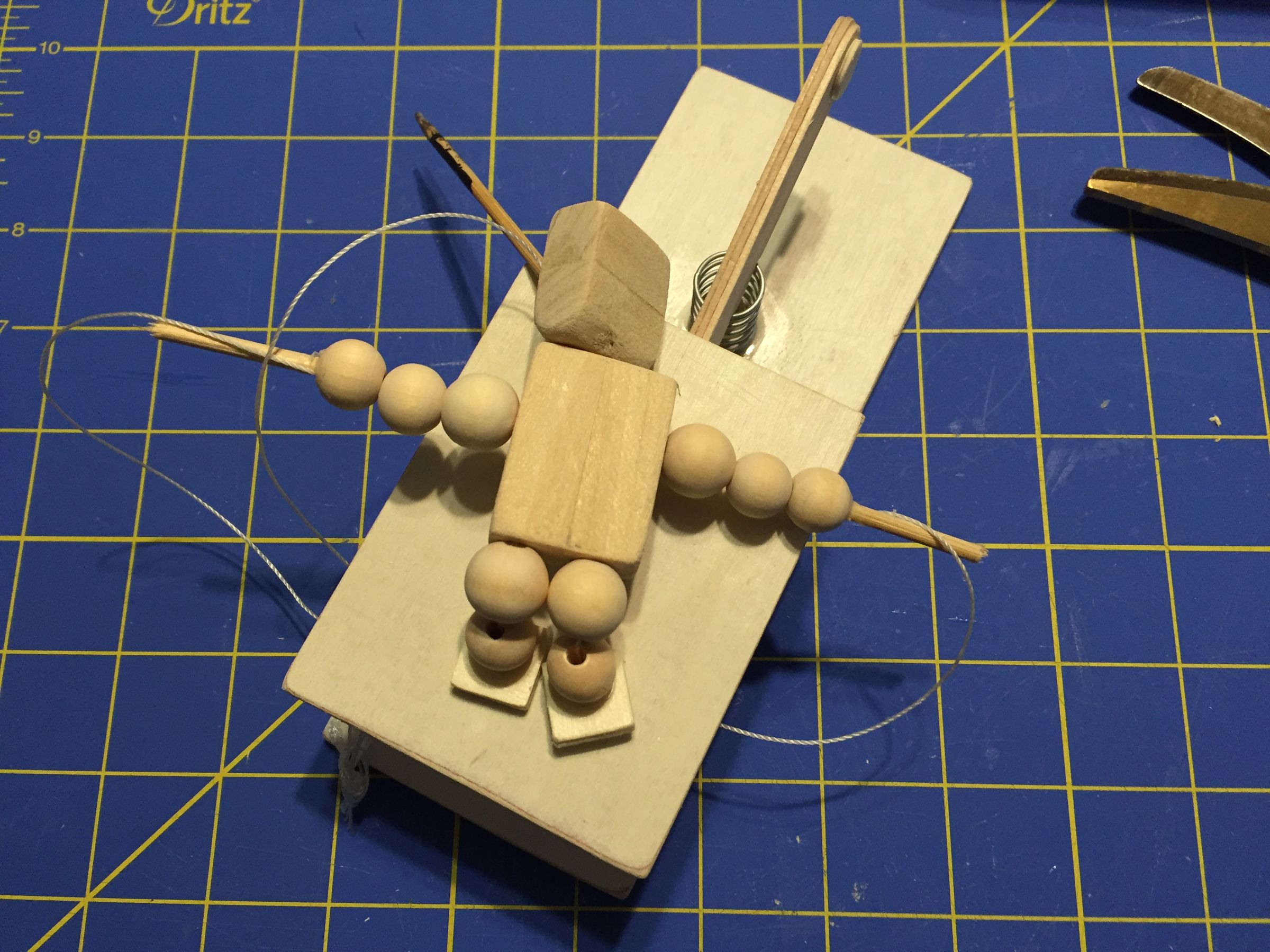 Bust-a-move Bot Push Puppet : 3 Steps (with Pictures) - Instructables