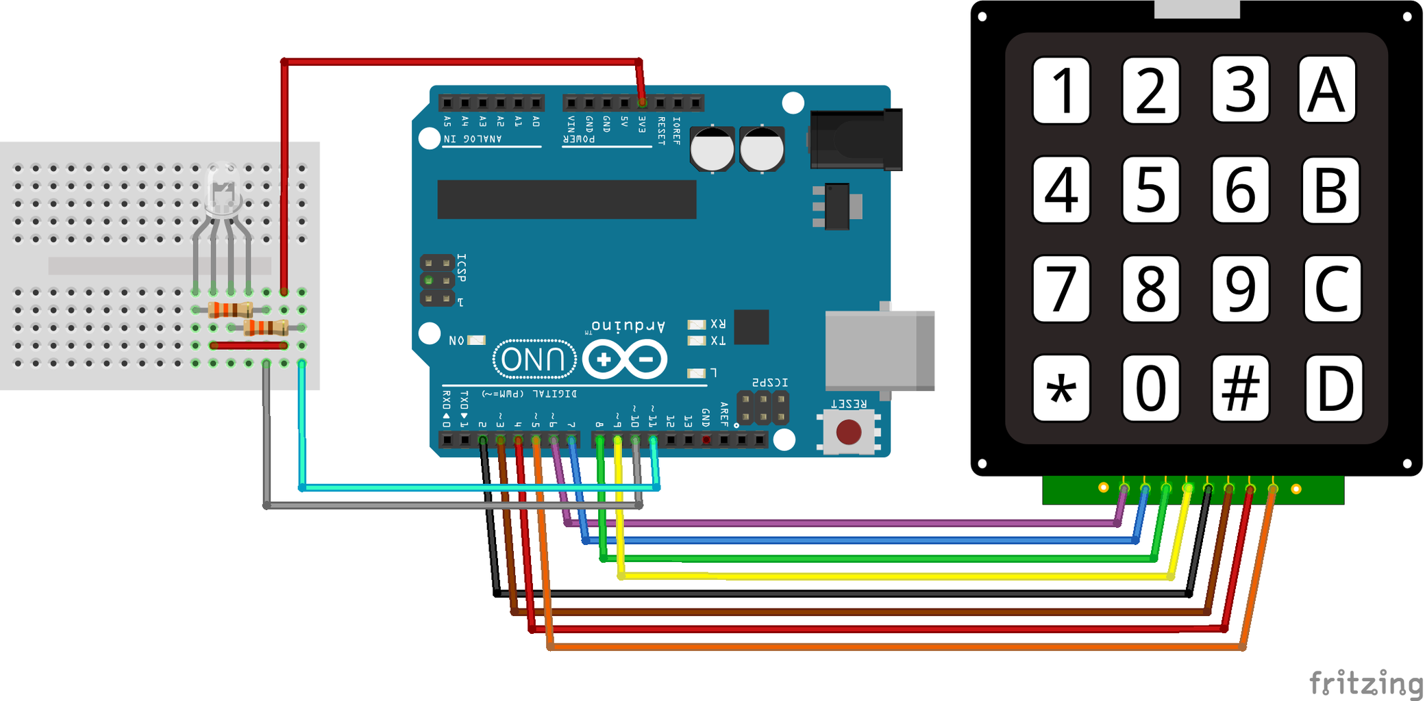 Interfacing Keypad With Arduino Unique Method 7 Steps With Pictures Instructables 0015