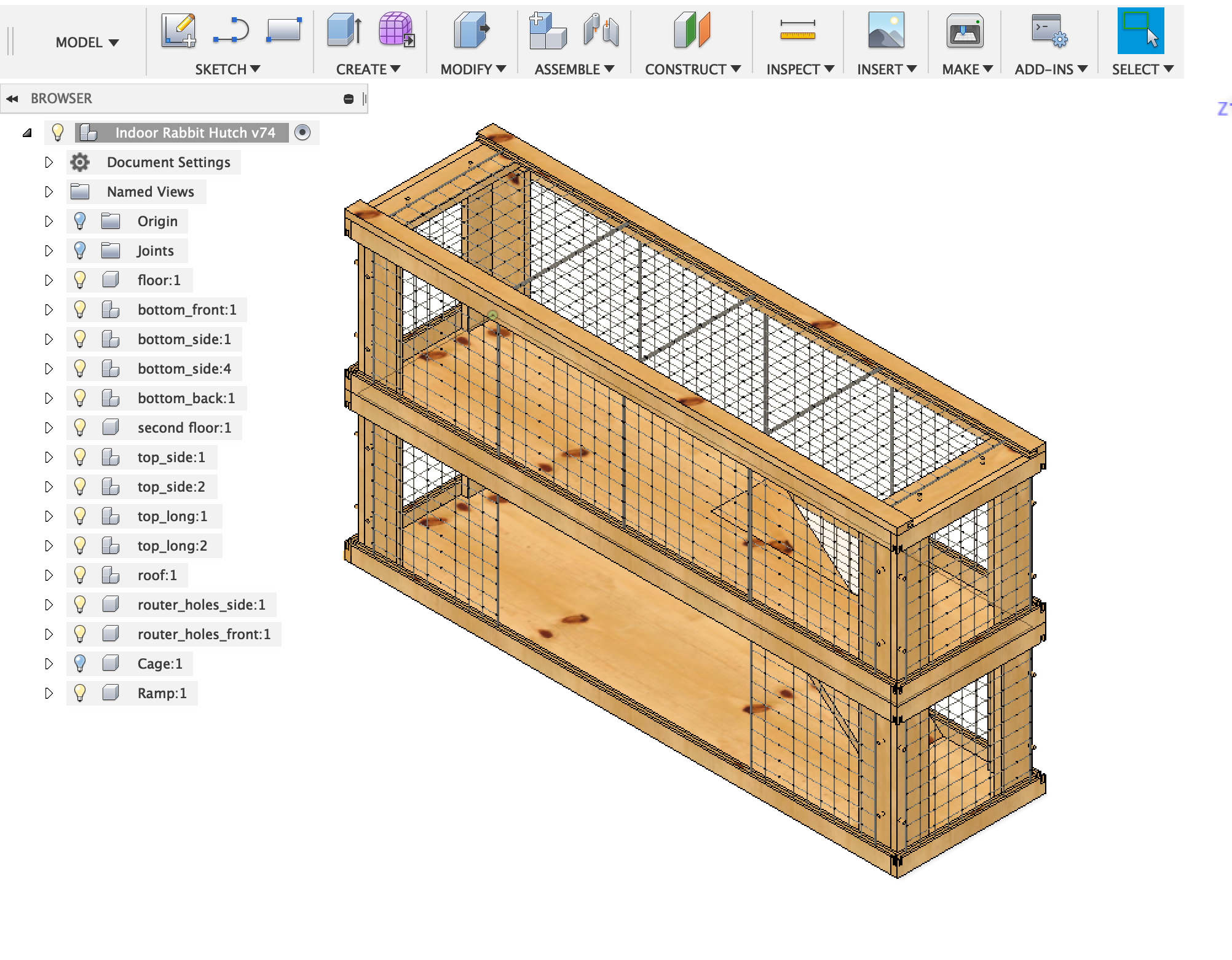 Two-Story Indoor Rabbit Hutch : 7 Steps (with Pictures) - Instructables