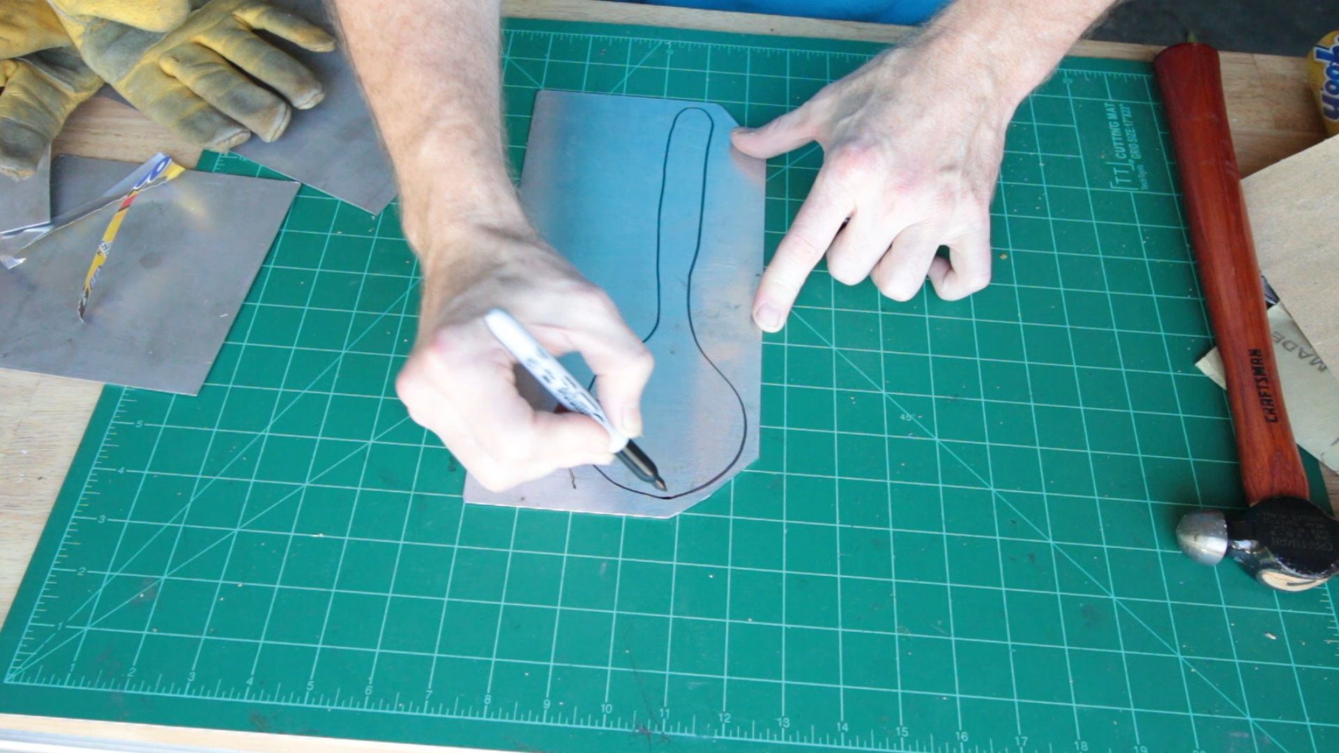 SHAPING SHEET METAL WITH a BALL PEEN HAMMER AND WOOD : 10 Steps (with ...