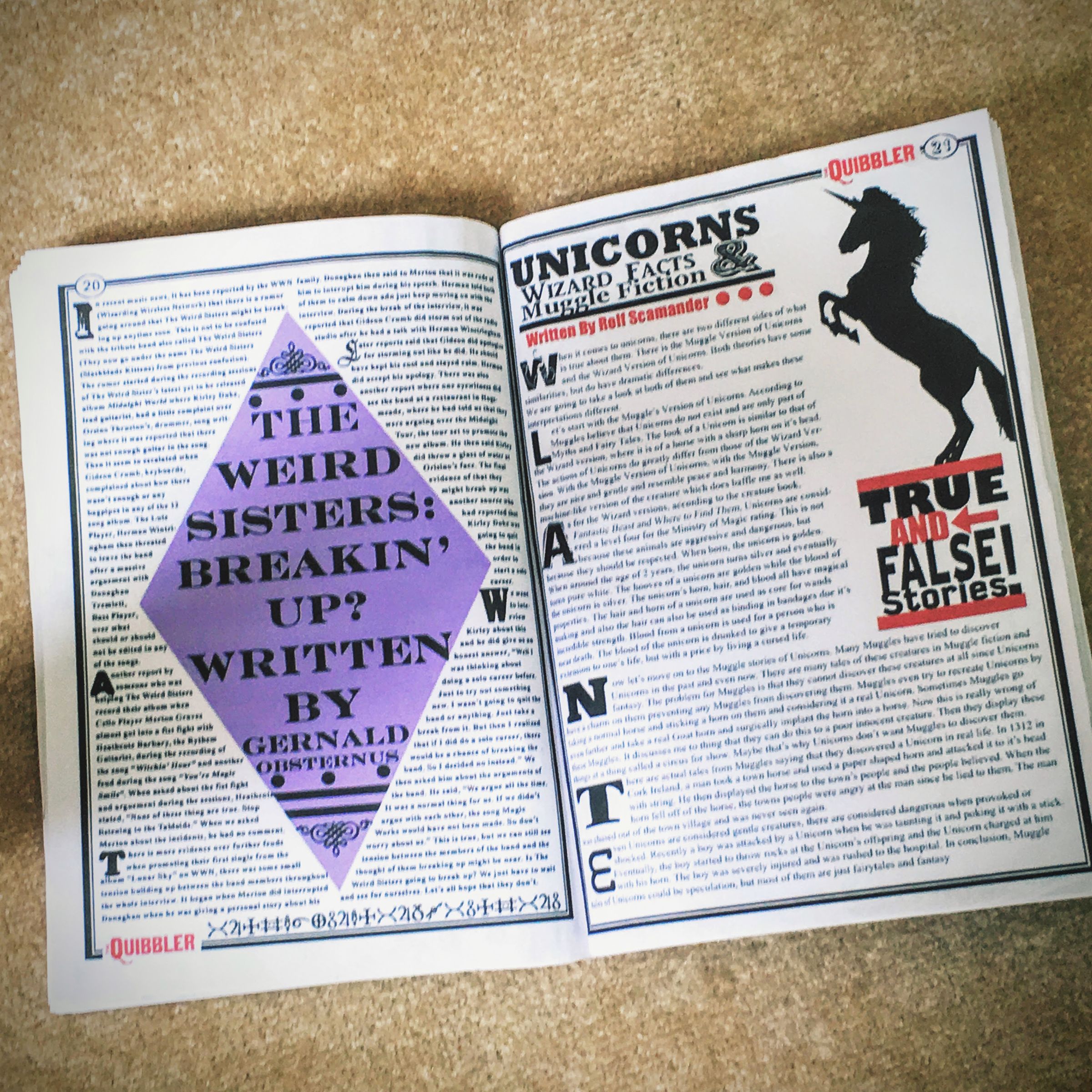 Make Your Own Quibbler Magazine : 5 Steps (with Pictures) - Instructables