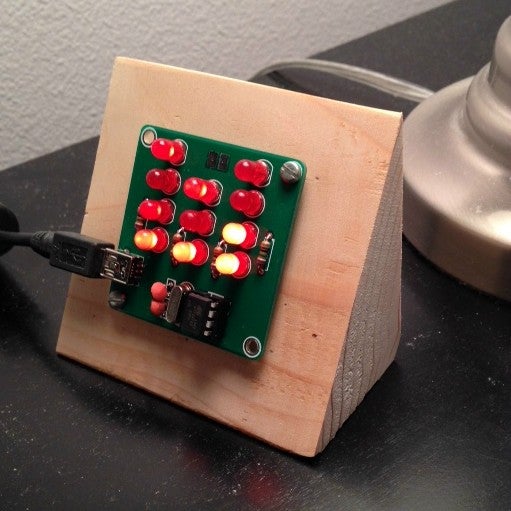 Simple Binary Clock 6 Steps Instructables 7659