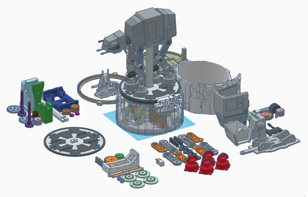 ATAT Motorized Automata : 12 Steps (with Pictures) - Instructables