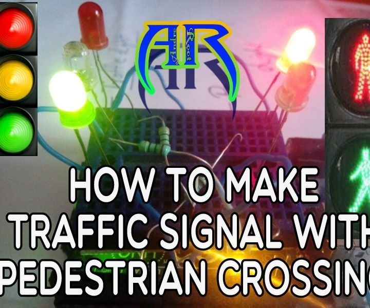Traffic Light System With Pedestrian Crossing Lights : 5 Steps ...