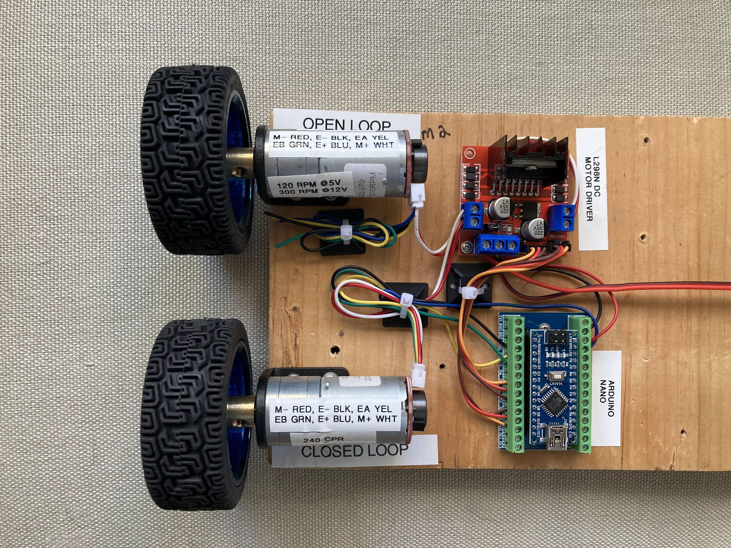 DC Motor Open Loop Vs Closed Loop Demonstrator : 4 Steps (with Pictures ...