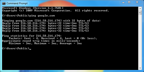 Using Windows Command Prompt to Test Internet Connection : 7 Steps ...