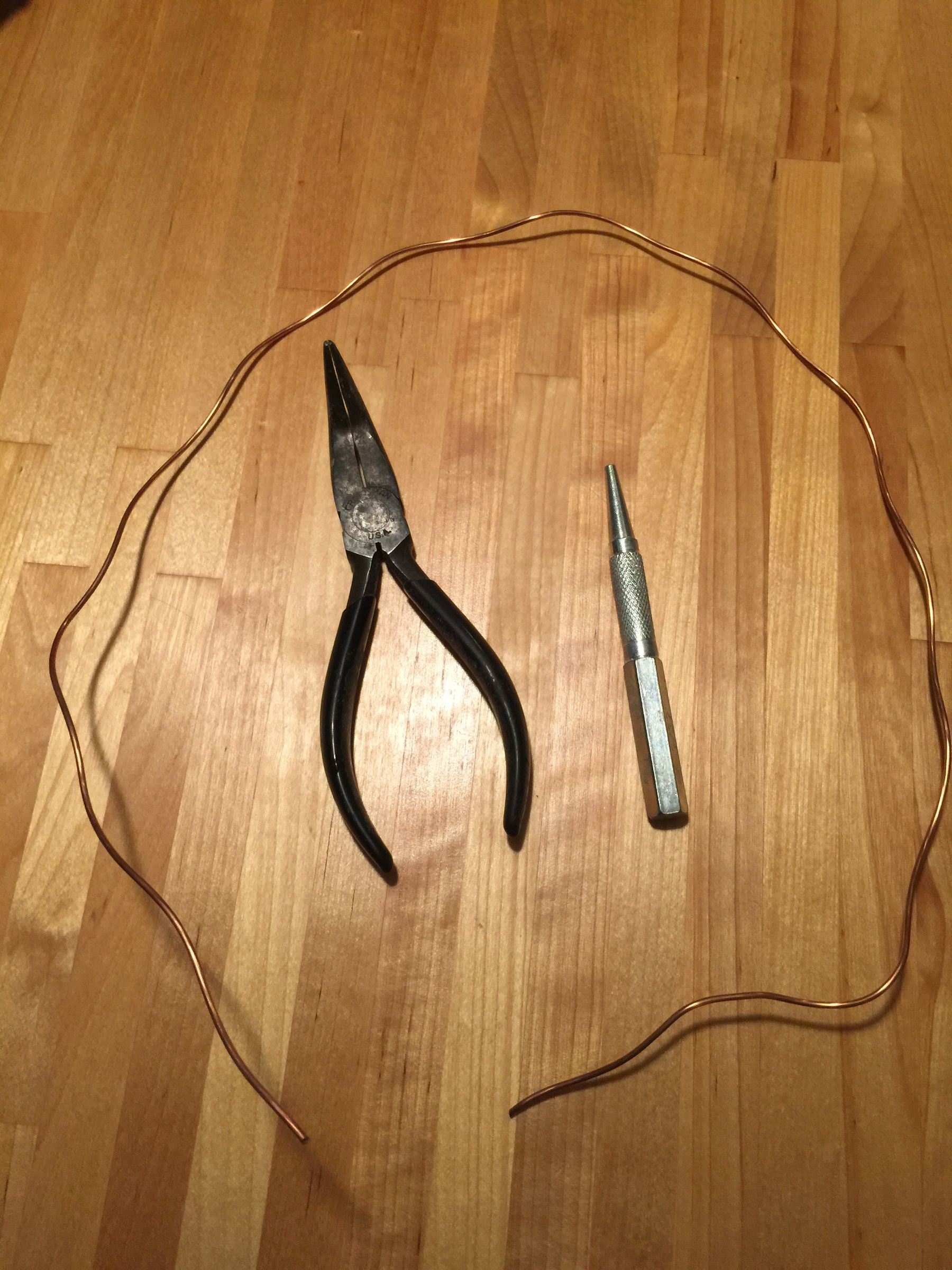 DIY Super Chic Copper Corkscrew Earrings : 3 Steps (with Pictures ...