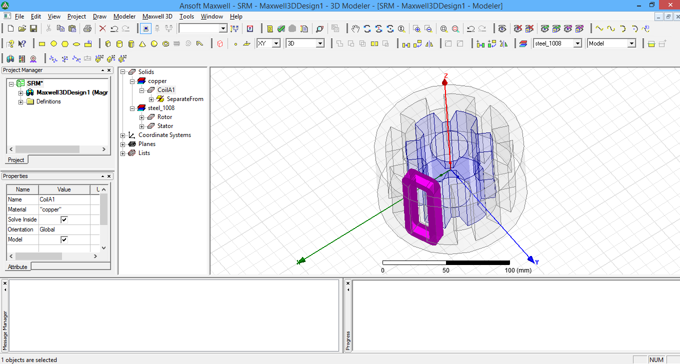 Switched Reluctance Motor Design Using Ansys Maxwell : 6 Steps - Instructables