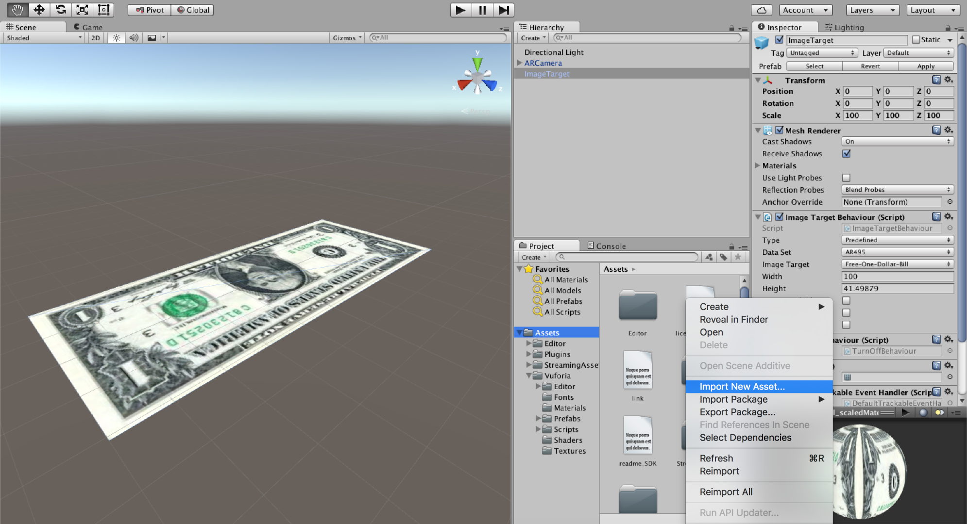 Image-Based 3D Augmented Reality With Vuforia : 5 Steps - Instructables