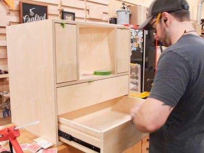How to Make a ROUTER TABLE W/ Bit Storage & Dust Collection : 17 Steps ...