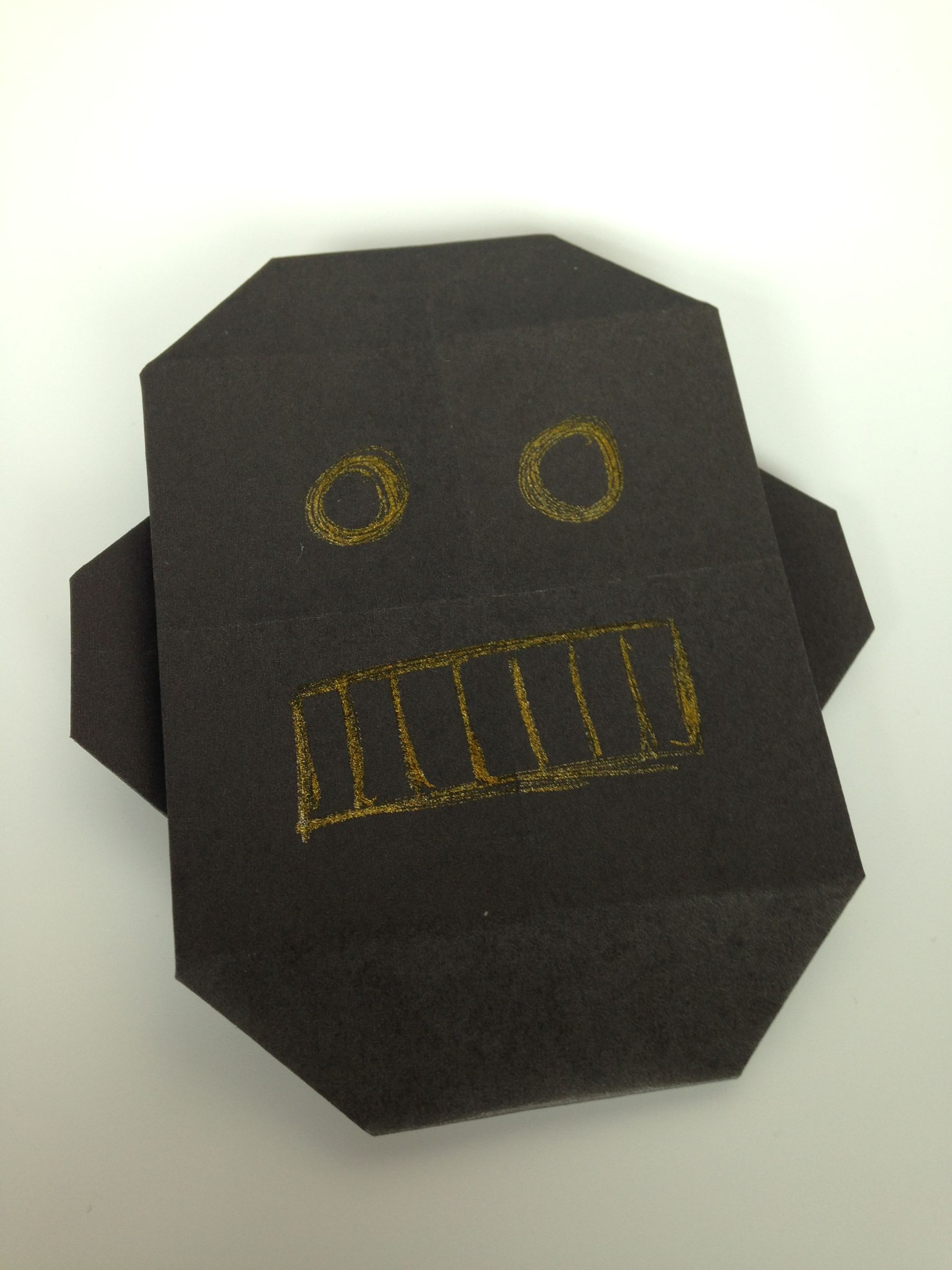 Origami Robot Head - March of the Robots : 7 Steps - Instructables