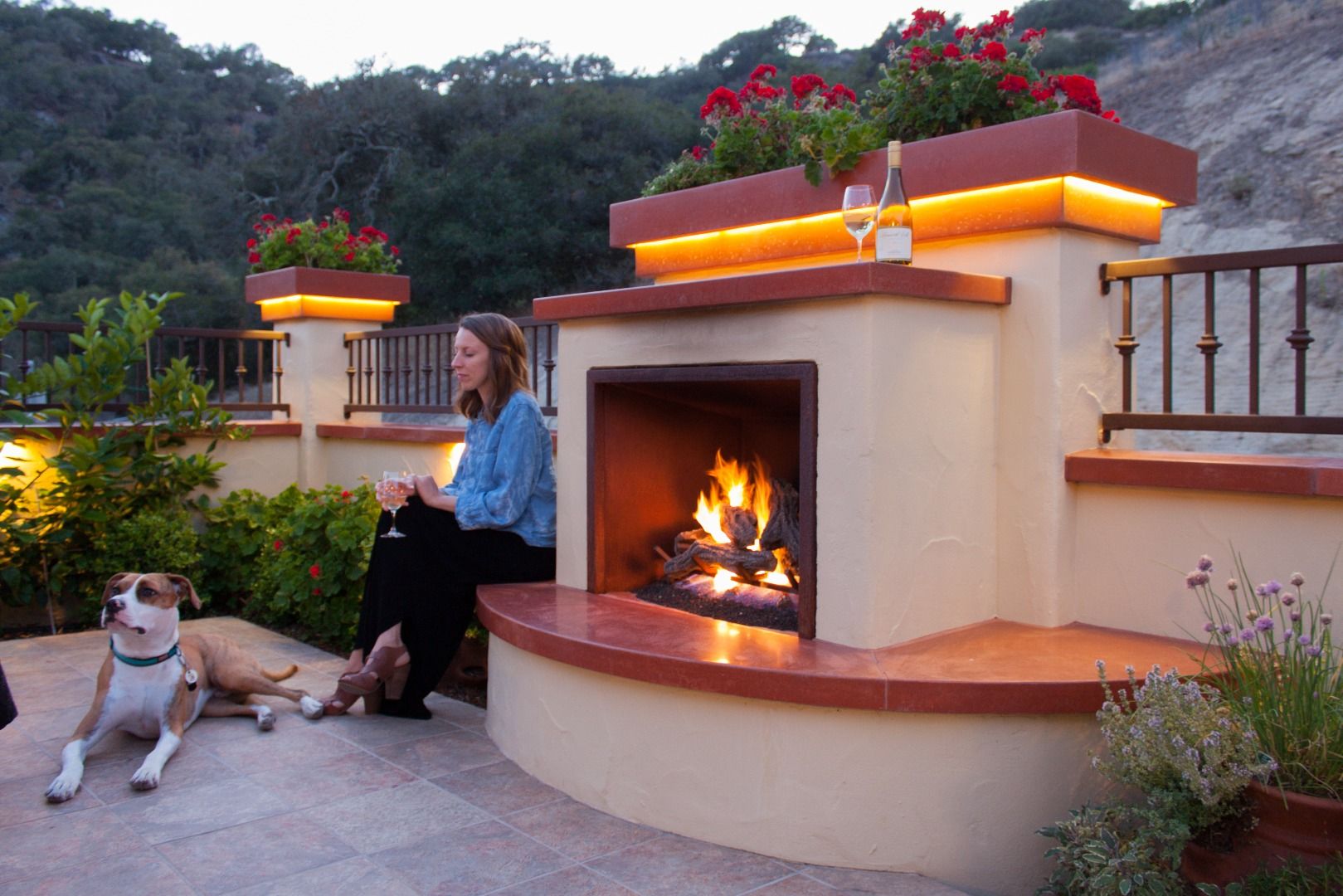 Architectural Cast Concrete: Wall Caps, Column Caps, and Fireplace ...
