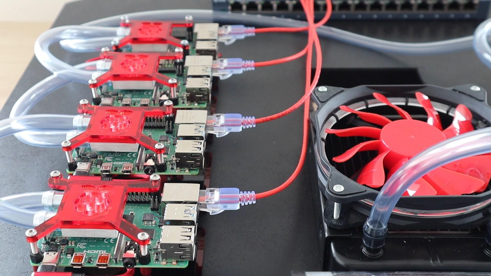 Water-Cooled Raspberry Pi 4 Cluster : 14 Steps (with Pictures) - Instructables