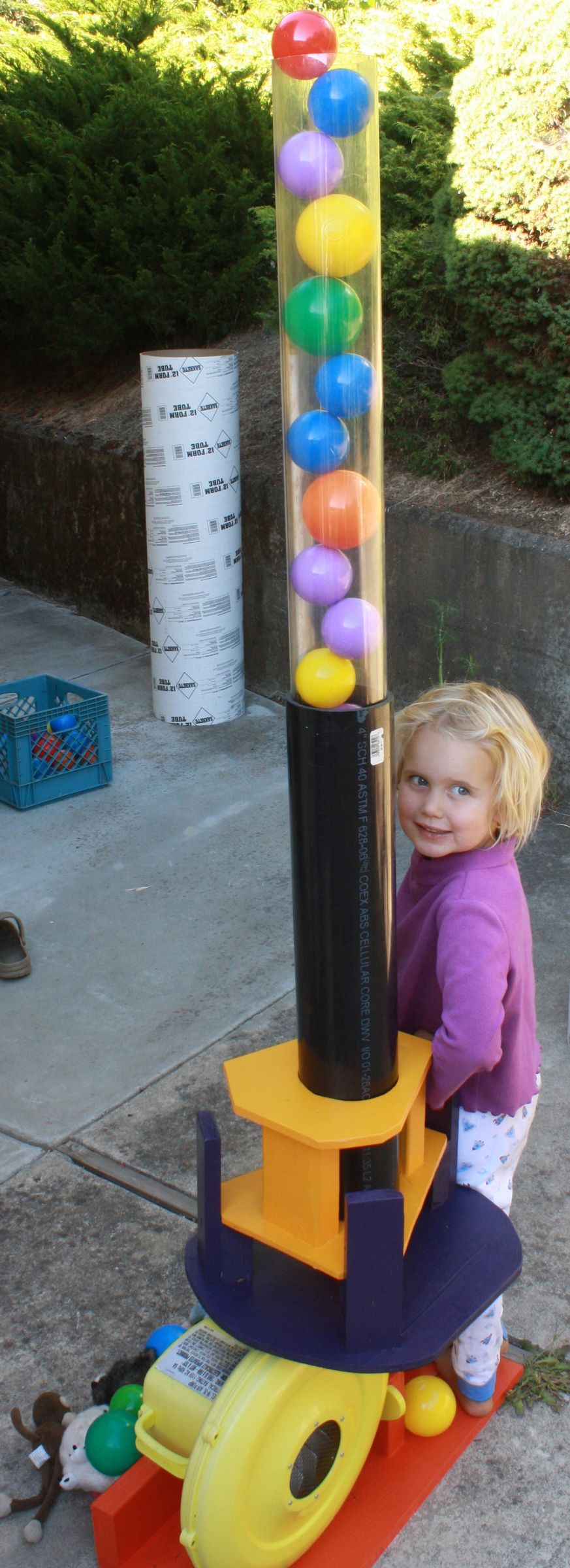 Vertical Wind Tunnel for Kids' Toys and Balls : 8 Steps (with Pictures ...