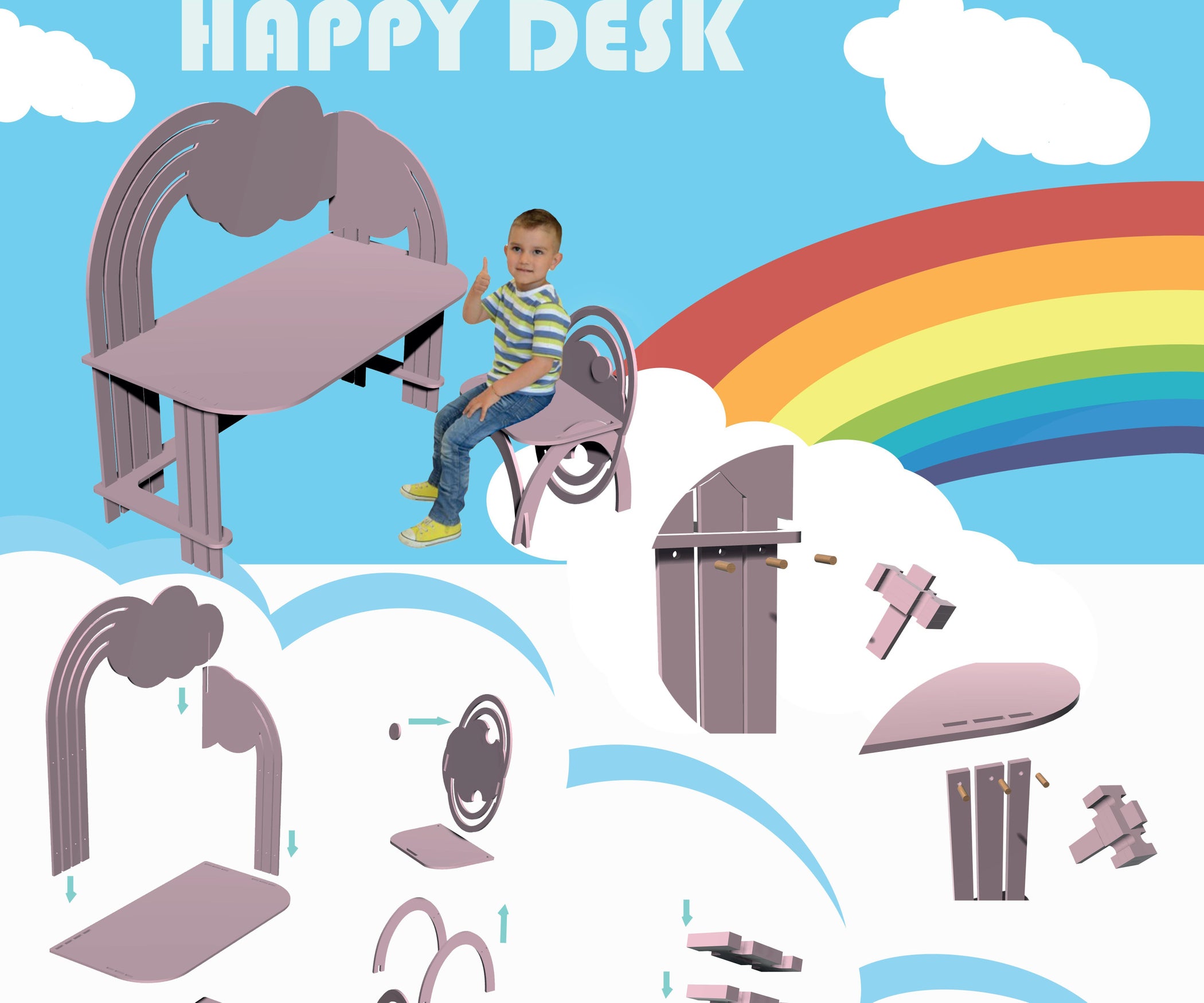 Happy Desk : 10 Steps - Instructables