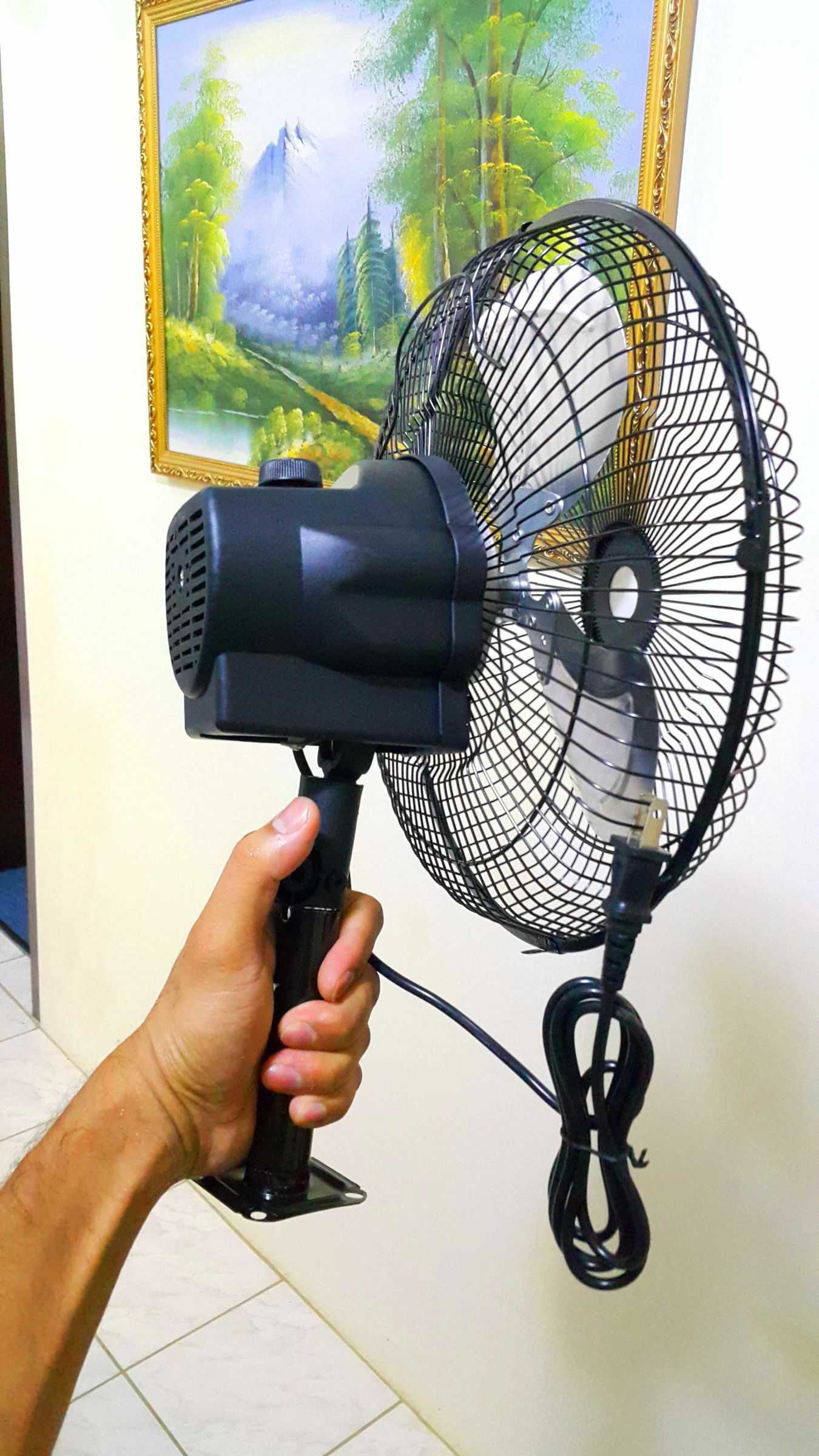 Converting a Pedestal Fan to Wall Mount. : 7 Steps (with Pictures ...