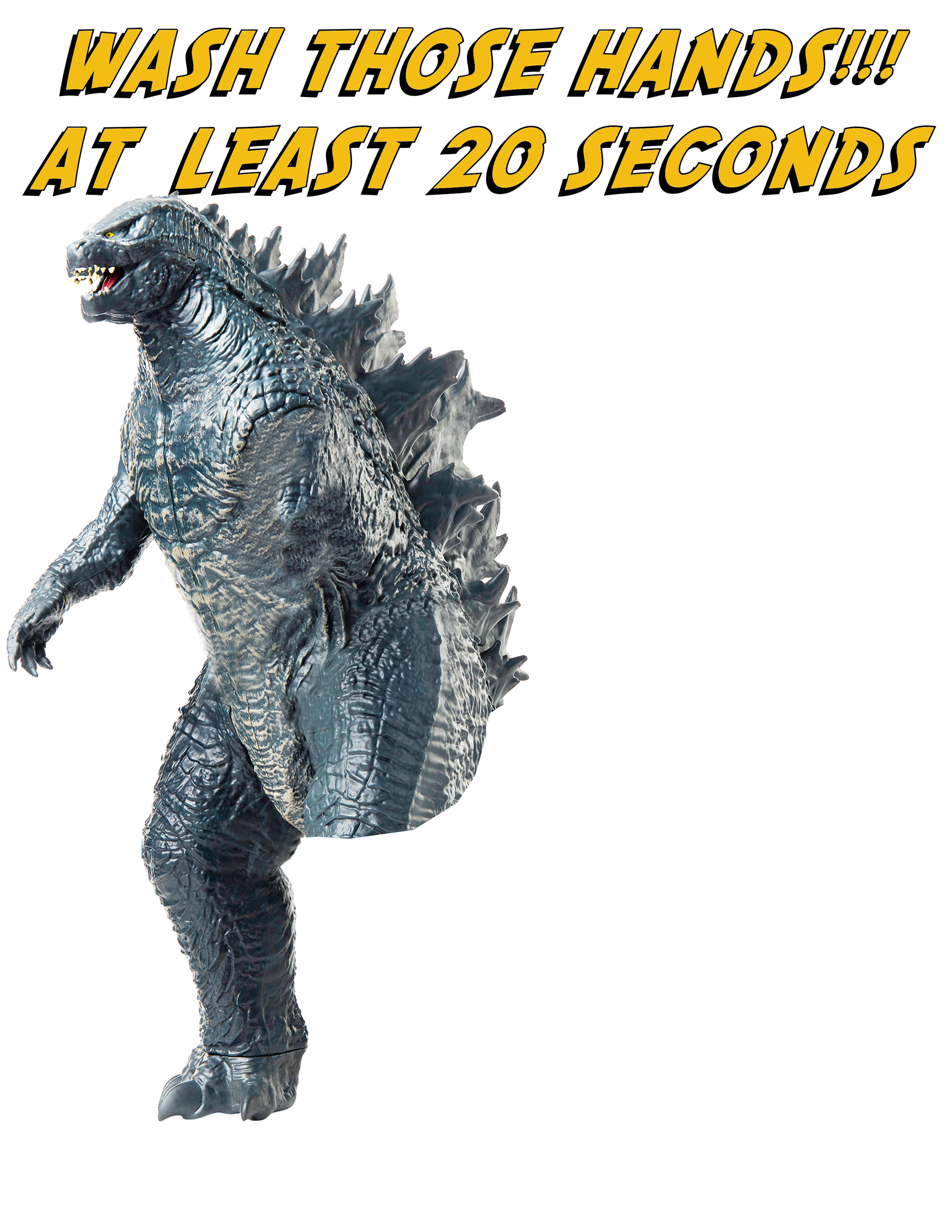 Godzilla Monster Light Up Hand Washing Sign : 3 Steps - Instructables