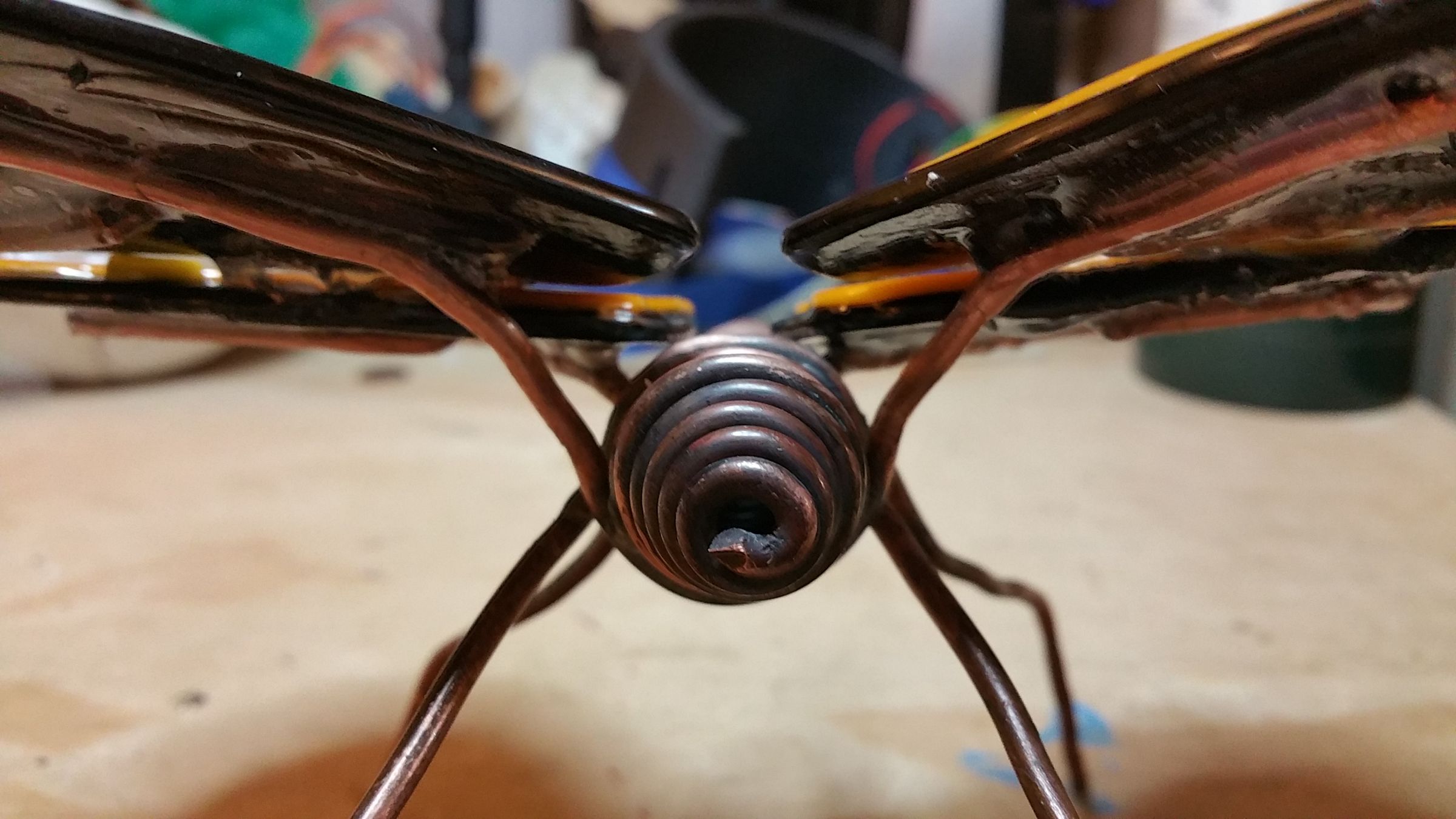 Copper Wire and Fused Glass Butterfly : 5 Steps (with Pictures ...