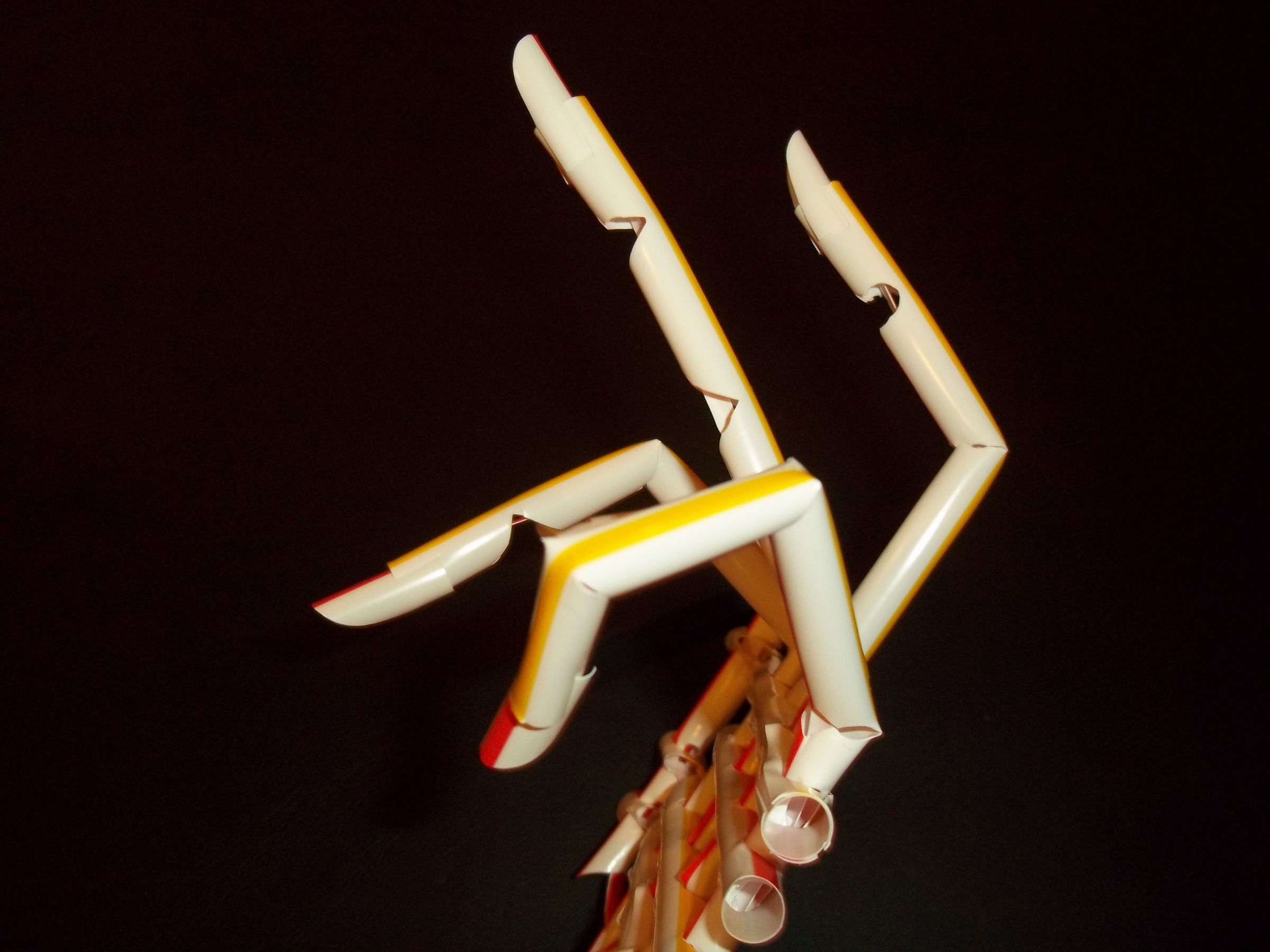 Mechanical Hand Using Only Fast Food Straws - Straw Builder Project #1 ...