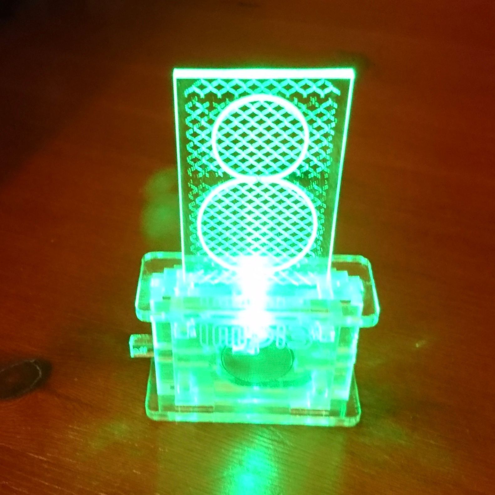 Acrylic LED Display With Lasercut Switch : 11 Steps (with Pictures ...